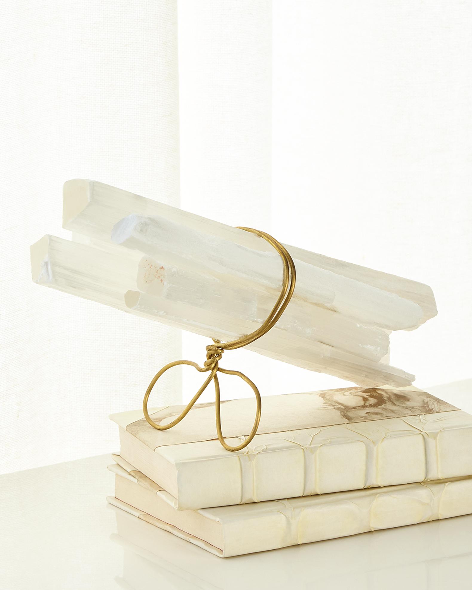 John-Richard Collection Selenite Bundled Decor | Neiman Marcus