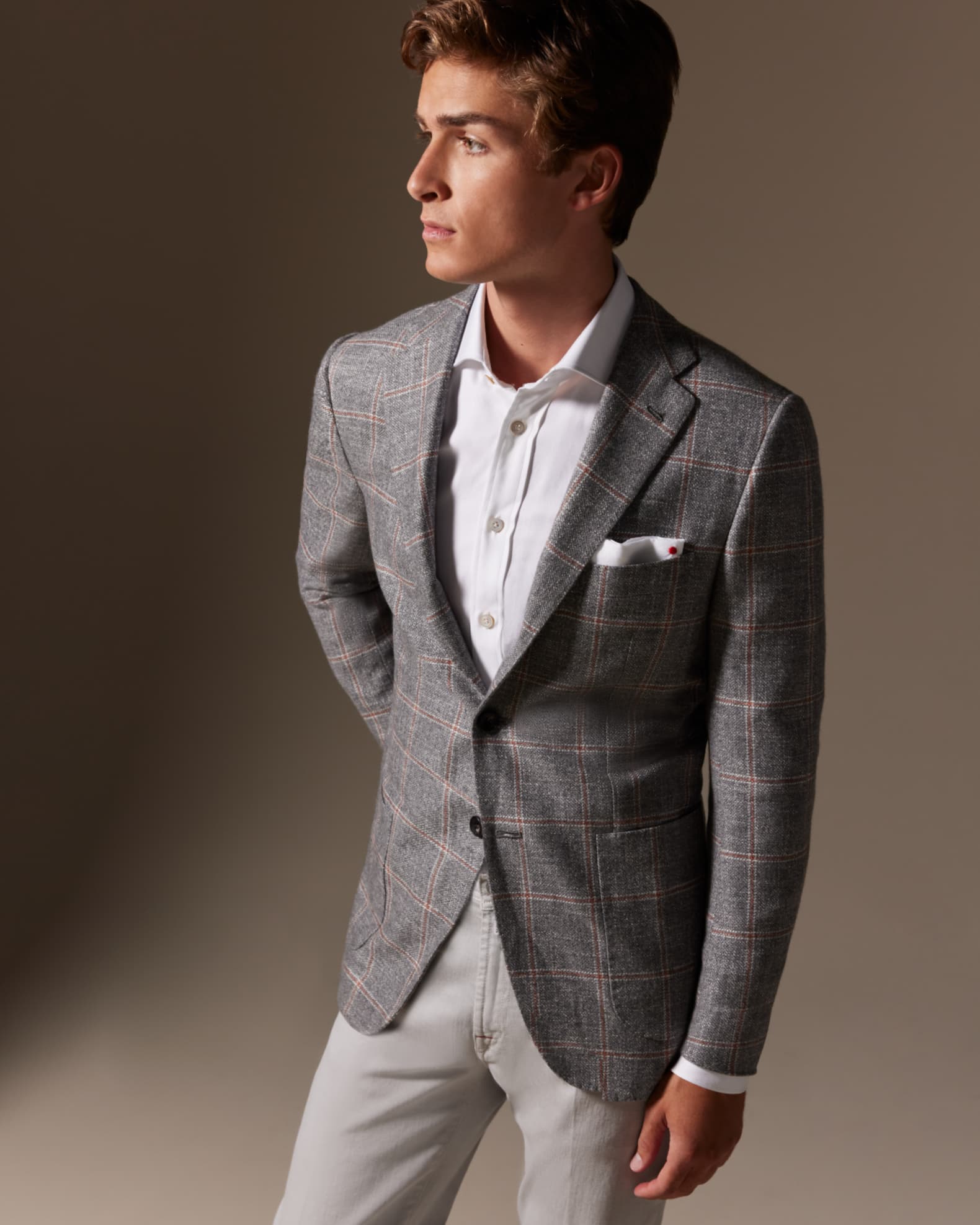 Kiton Men's Slim Fit Medium Wash Denim Jeans | Neiman Marcus