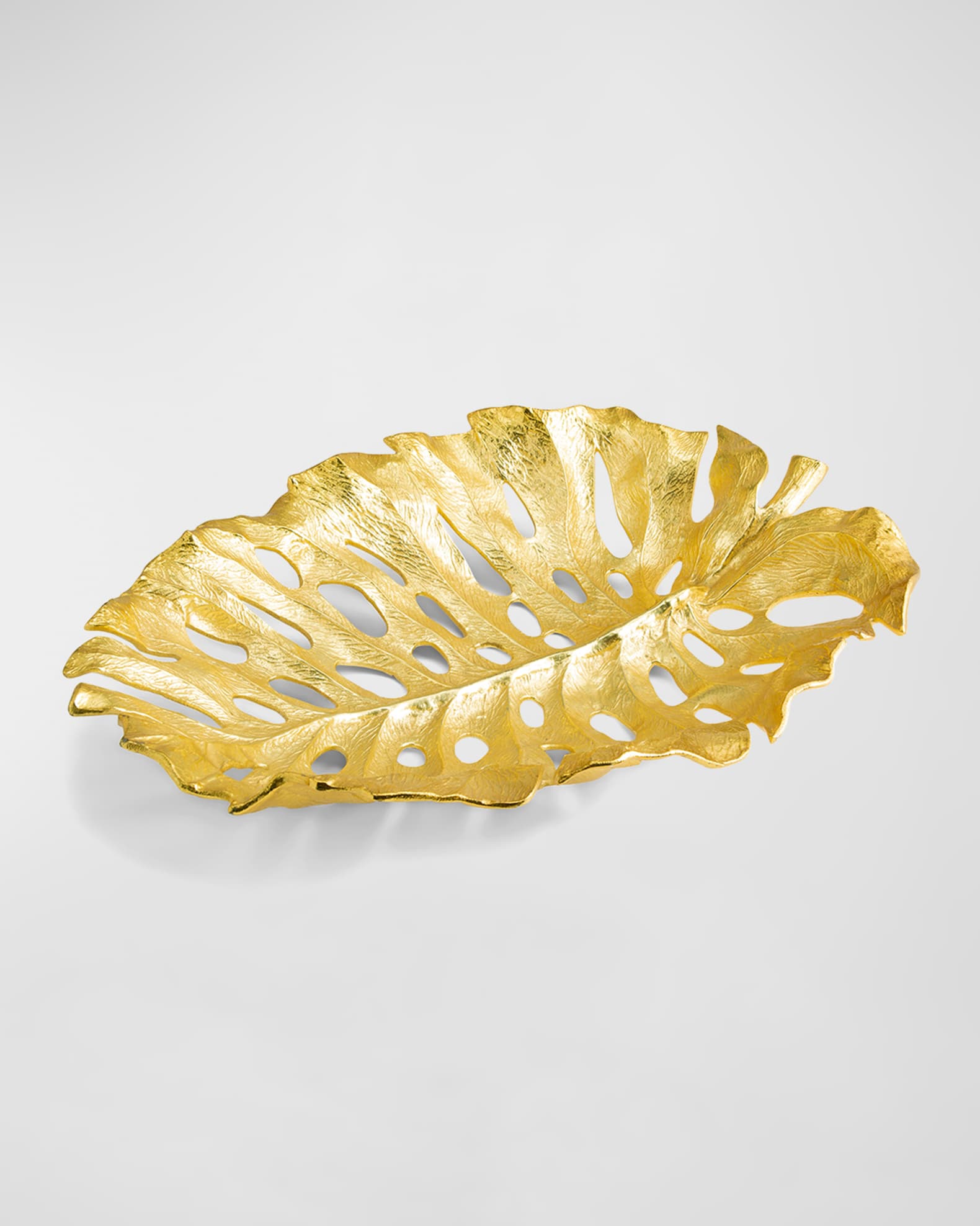 Michael Aram Golden Monstera Centerpiece | Neiman Marcus