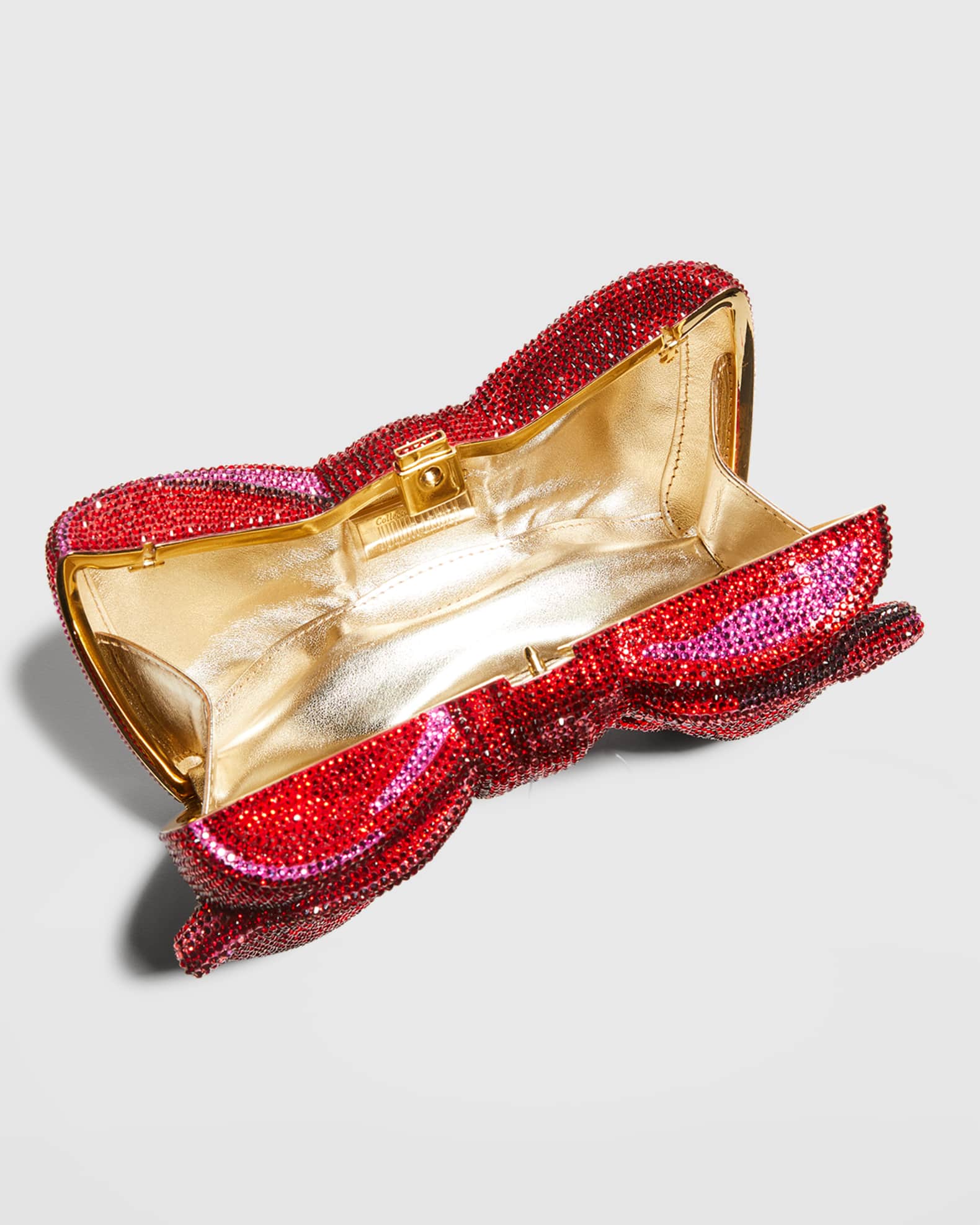 Judith Leiber Couture Crystal Bow Clutch Bag | Neiman Marcus