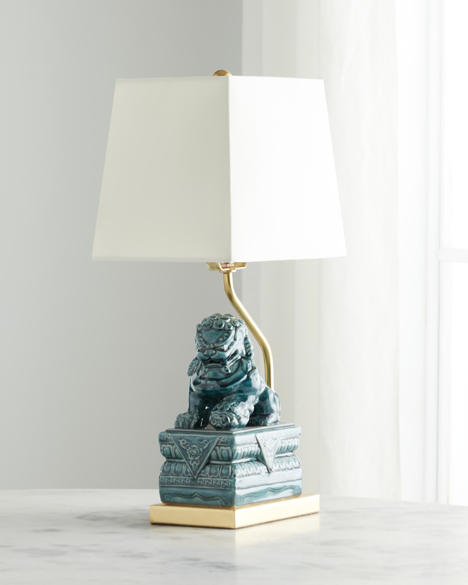 Regina Andrew Foo Dog Ceramic Table Lamp | Neiman Marcus