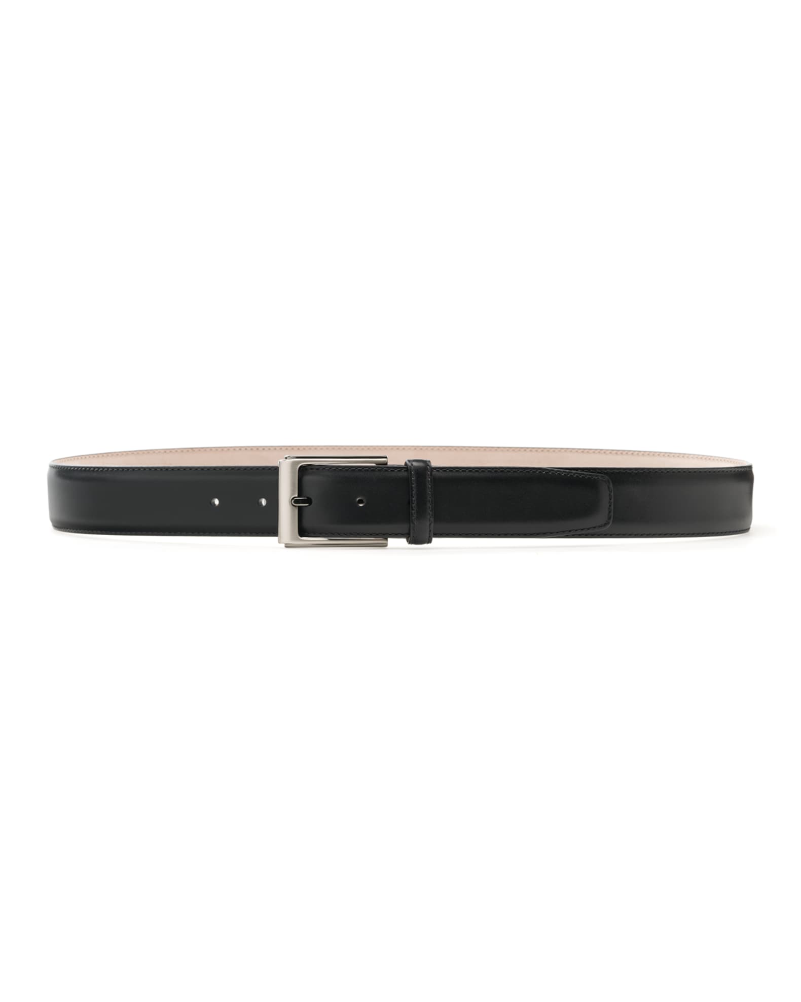 Magnanni Men's Manchester Square-Buckle Leather Belt | Neiman Marcus