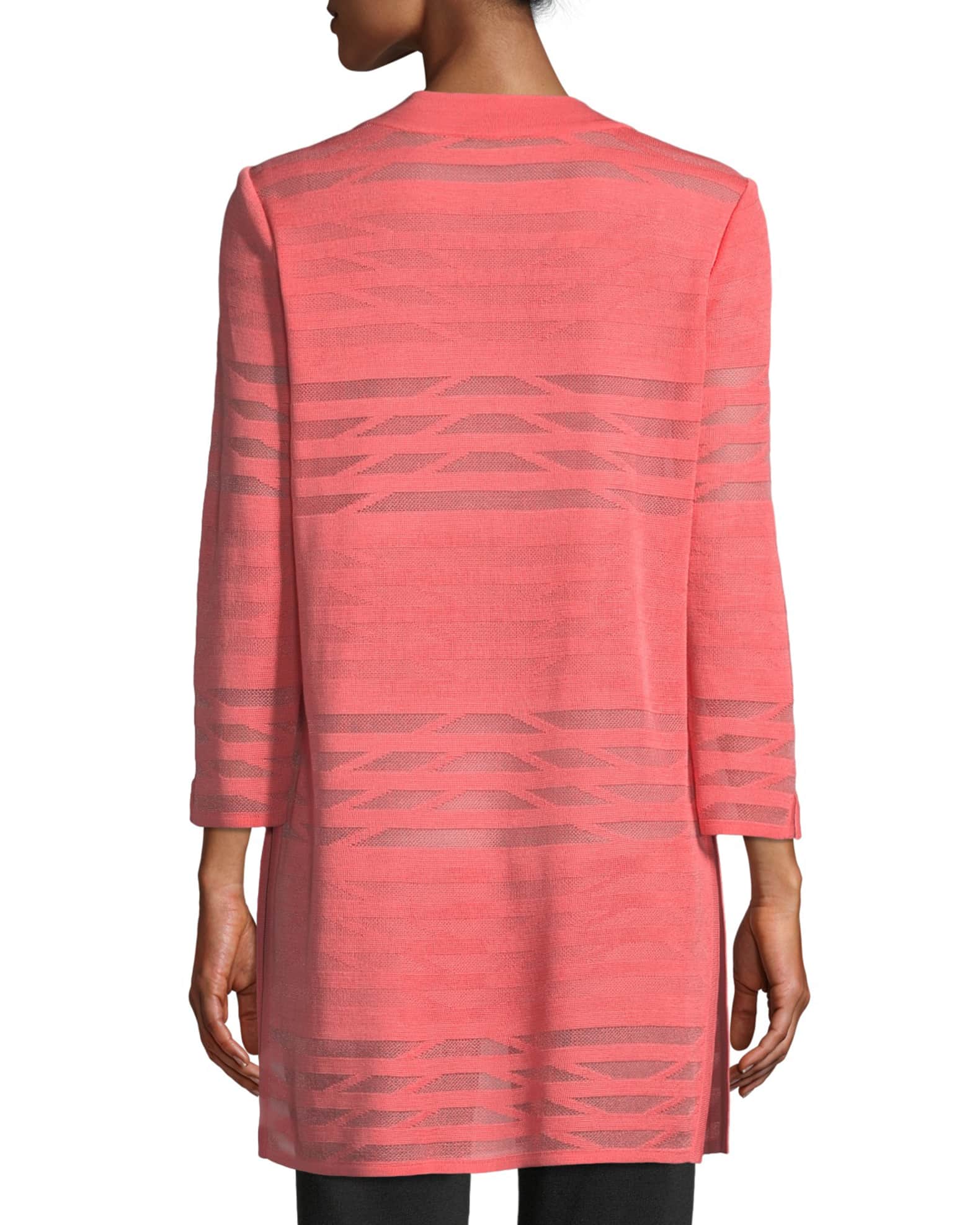 Subtle Striped Long Jacket and Matching Items | Neiman Marcus