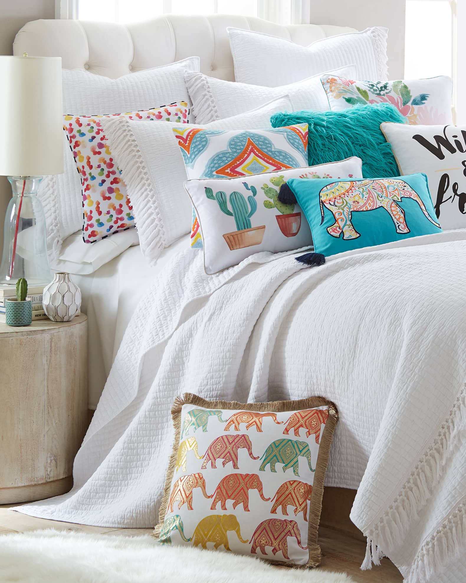 Levtex Casita Floral Pillow | Neiman Marcus