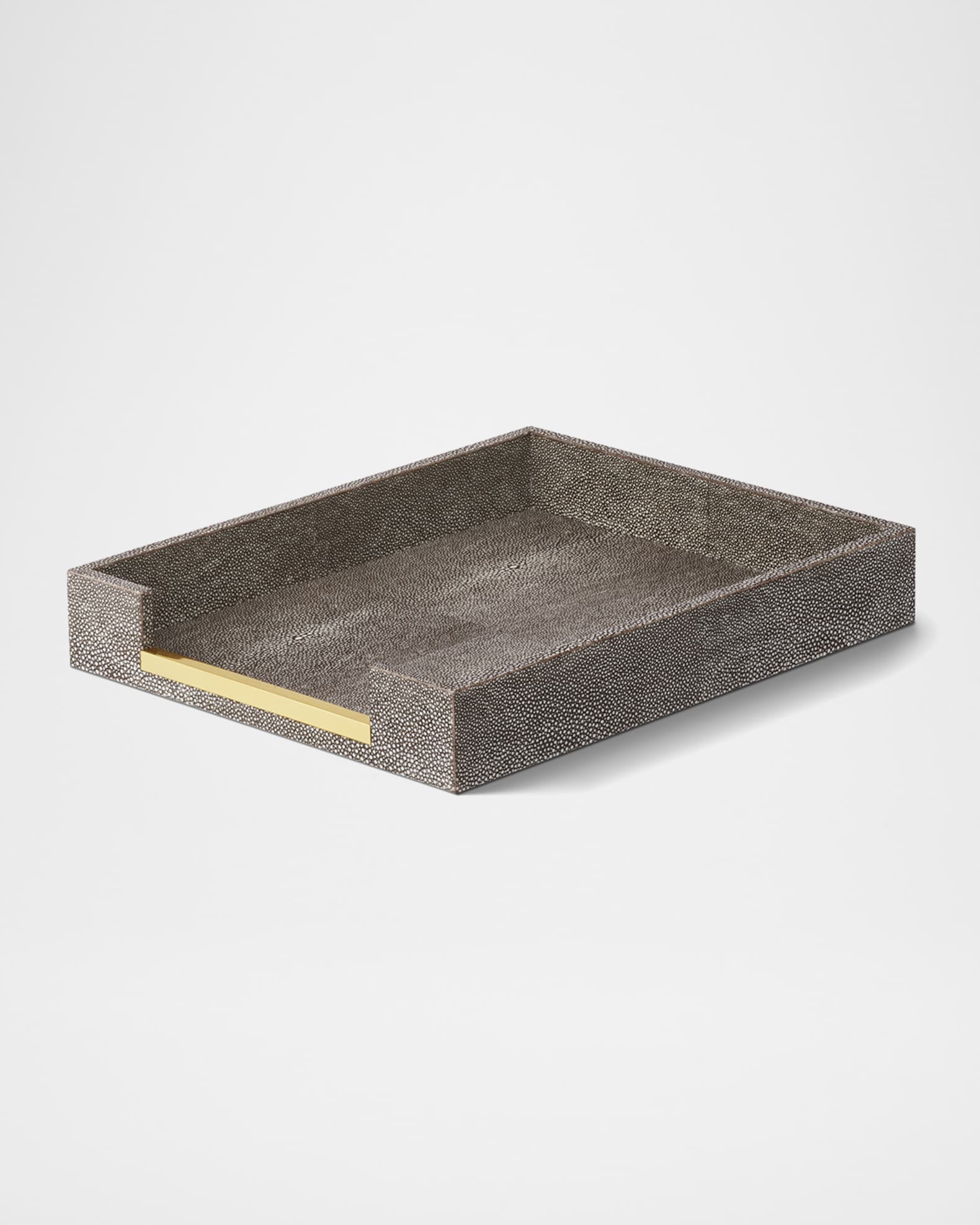 AERIN Faux Shagreen Paper Tray | Neiman Marcus