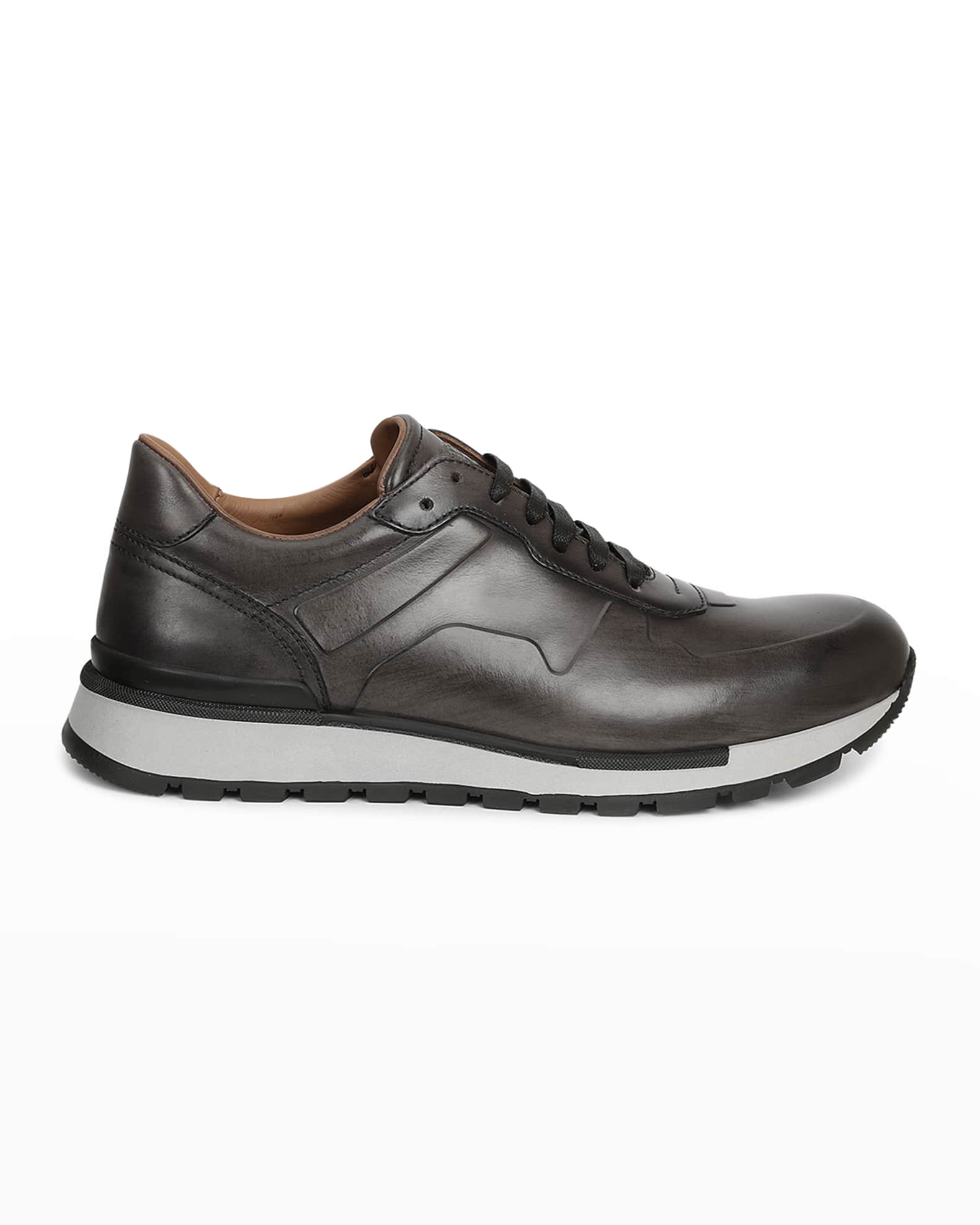 Bruno Magli Men's Davio Leather Sneakers | Neiman Marcus