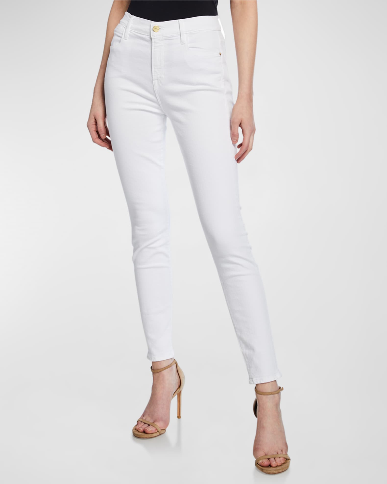 FRAME Le High Skinny Ankle Jeans | Neiman Marcus