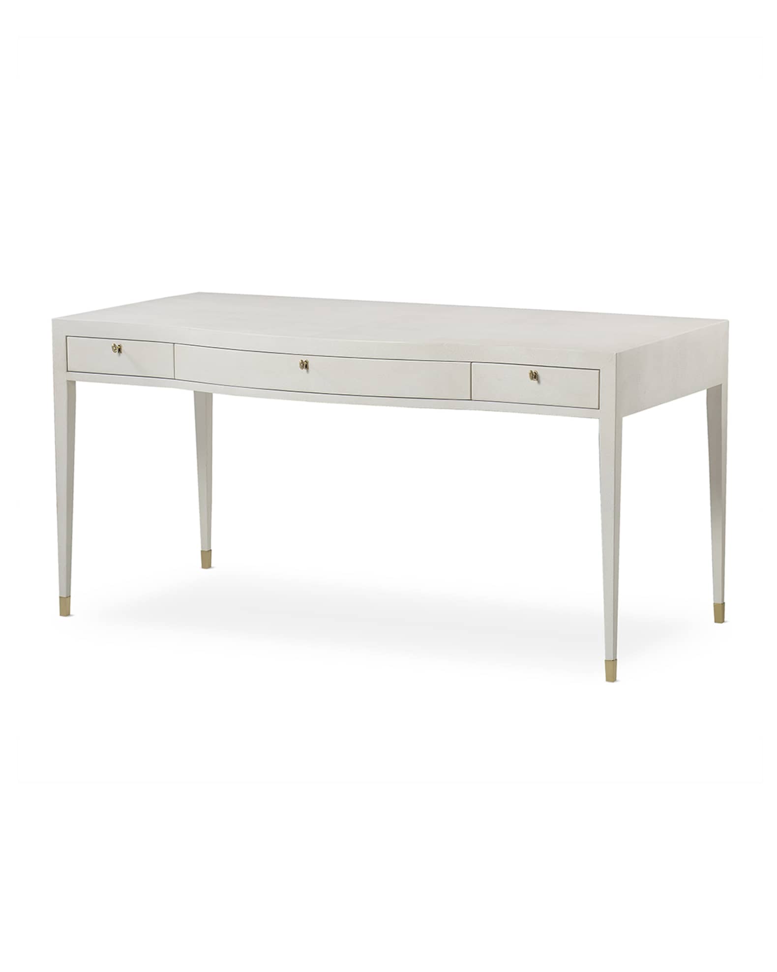 Century Furniture Monroe Faux-Shagreen Writing Desk | Neiman Marcus