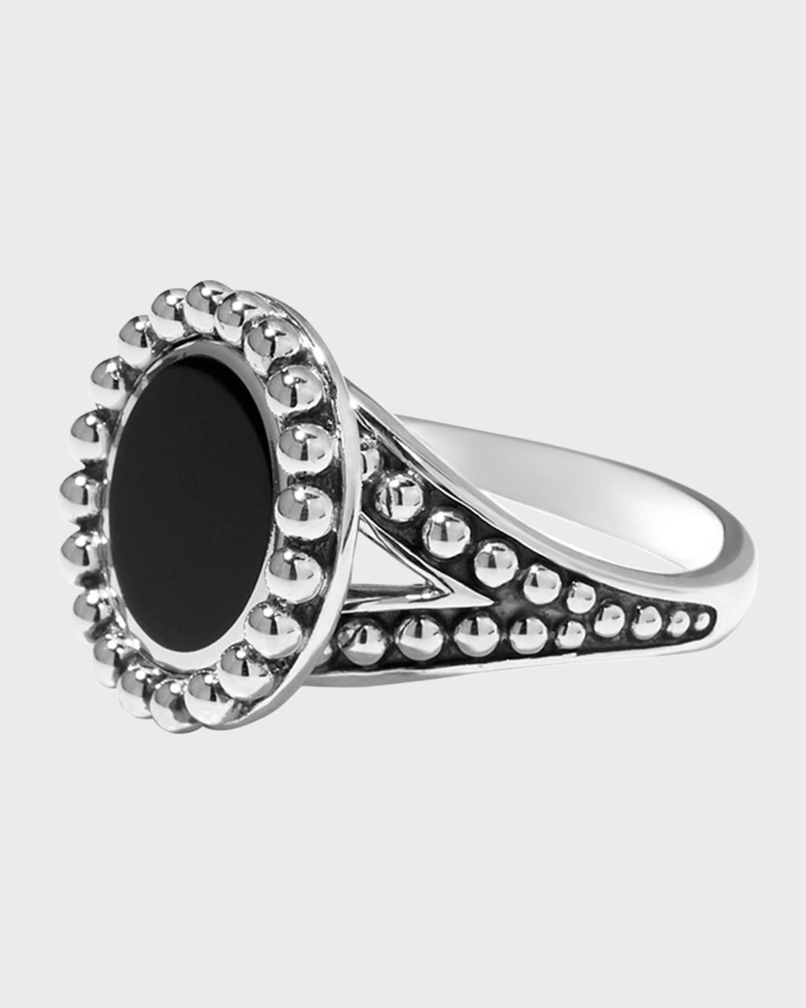 LAGOS Maya 13mm Round Inlay Ring | Neiman Marcus
