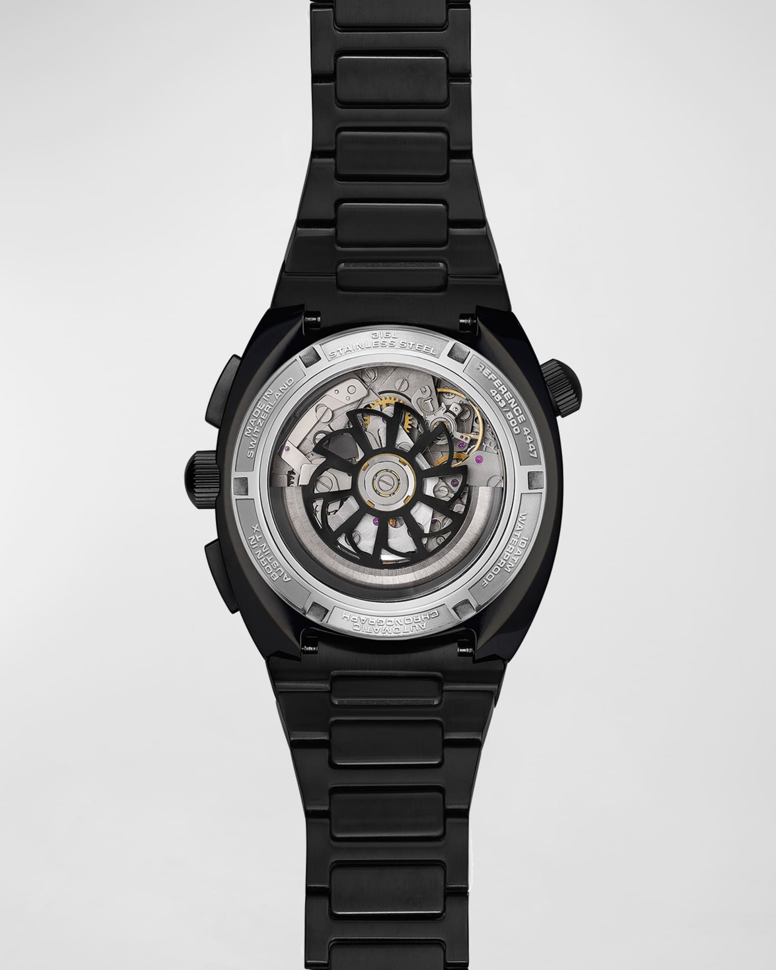 Tockr Watches Men's 45mm Air Defender Panda Stainless Steel Chronograph ...