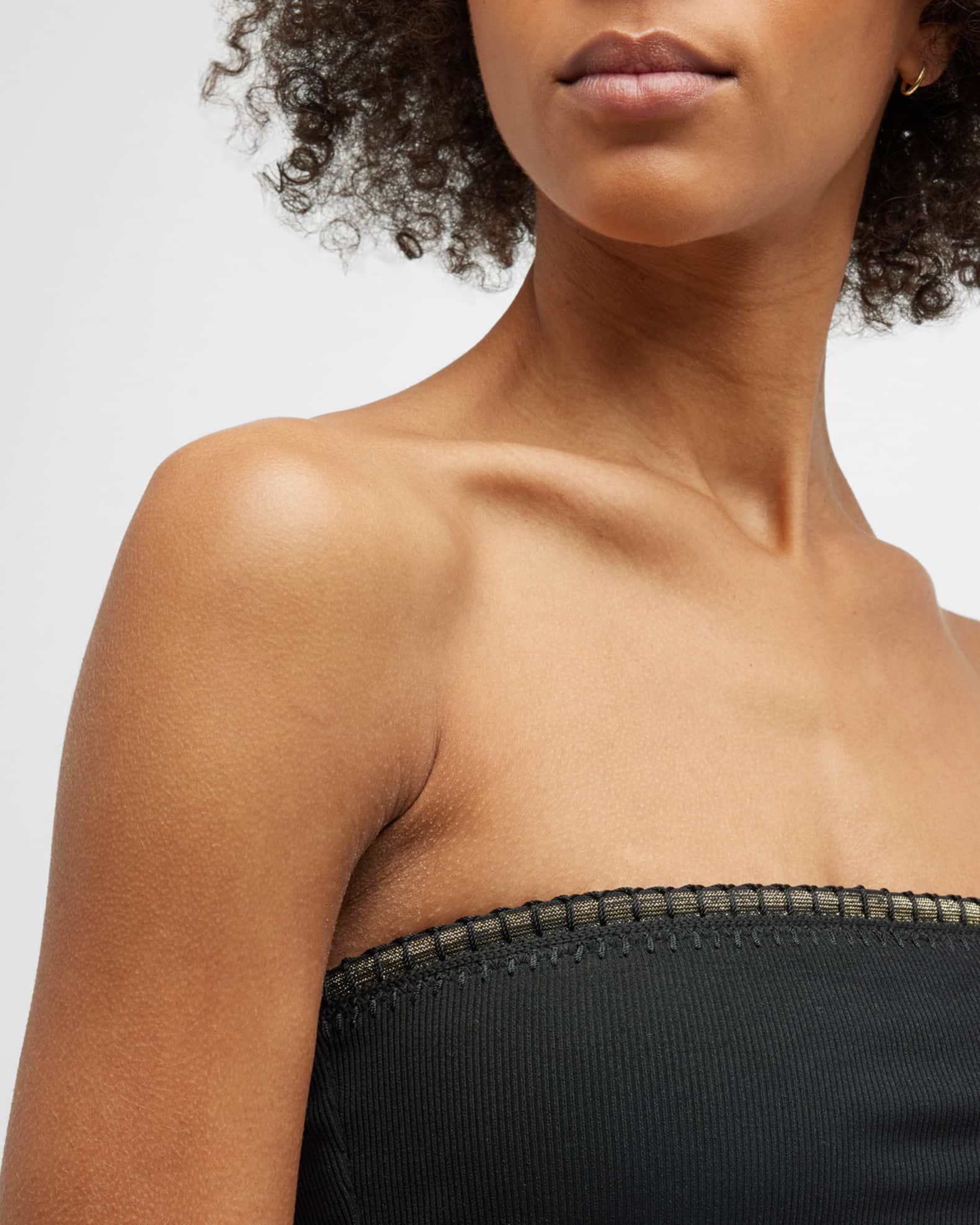 Crochet Trim Swimsuit | Neiman Marcus