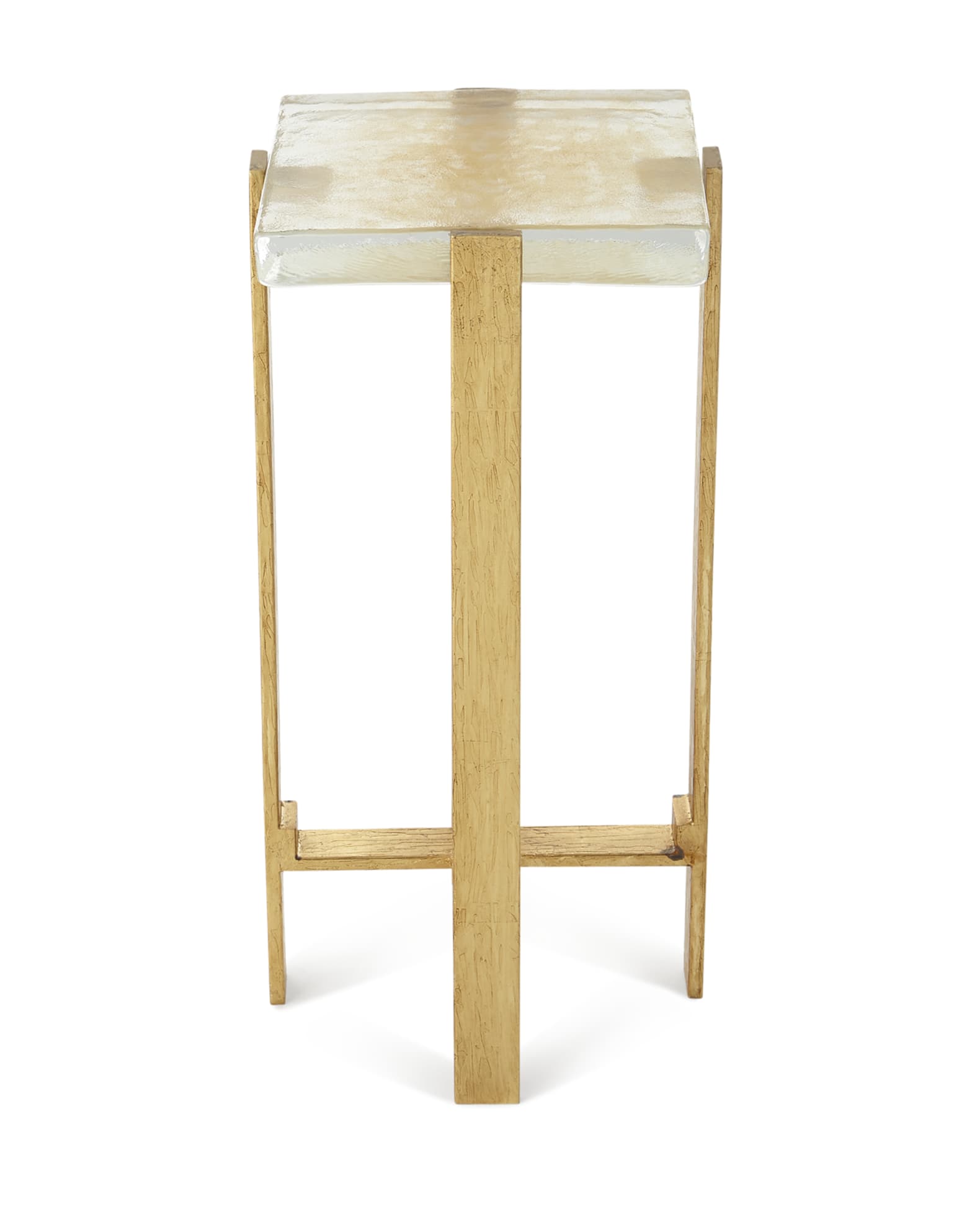 John-Richard Collection Gold Dusted Martini Table | Neiman Marcus