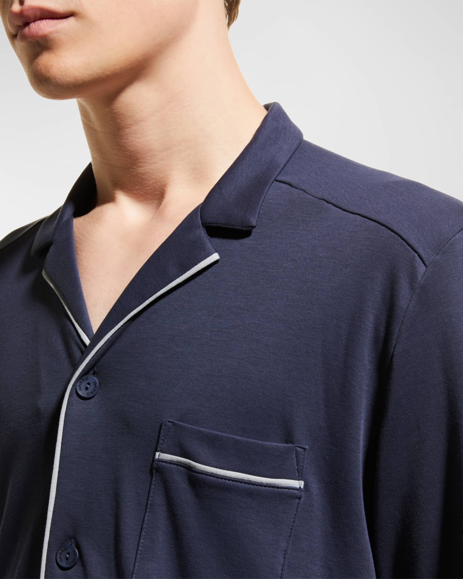 Hanro Men's Night & Day Knit Pajama Set | Neiman Marcus