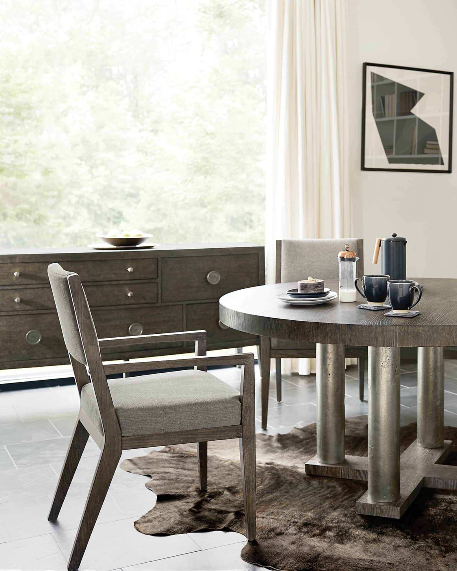 Bernhardt linea double pedestal dining table store