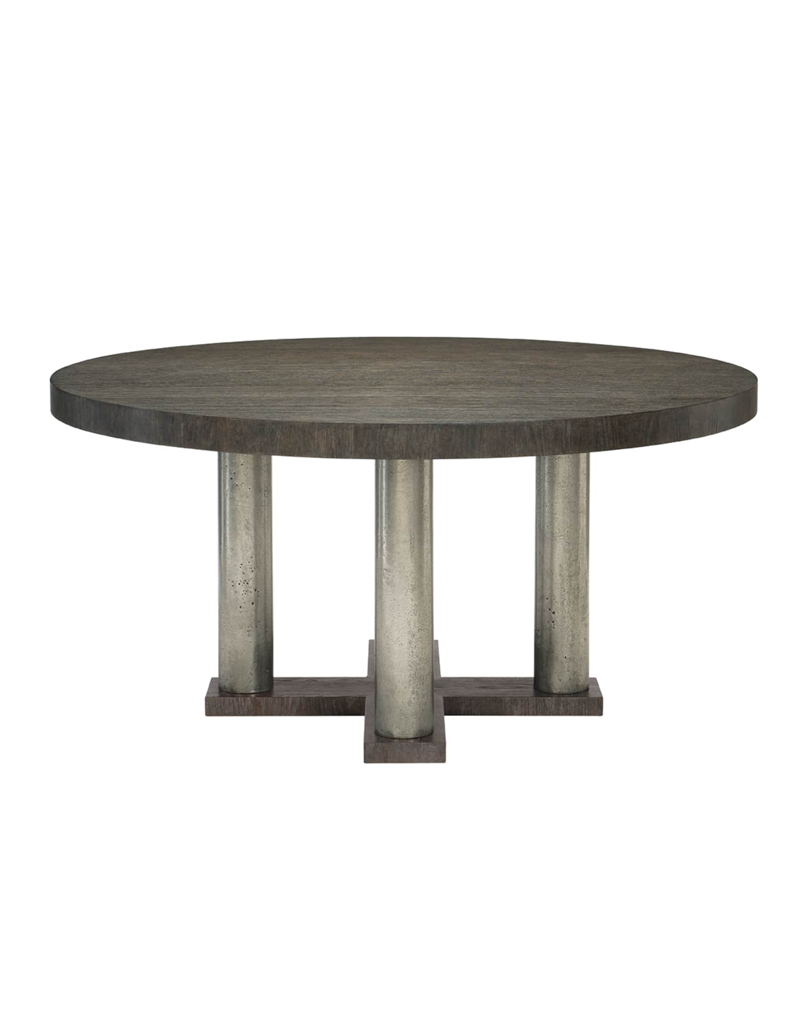 Bernhardt Linea Four-Posted Round Dining Table | Neiman Marcus