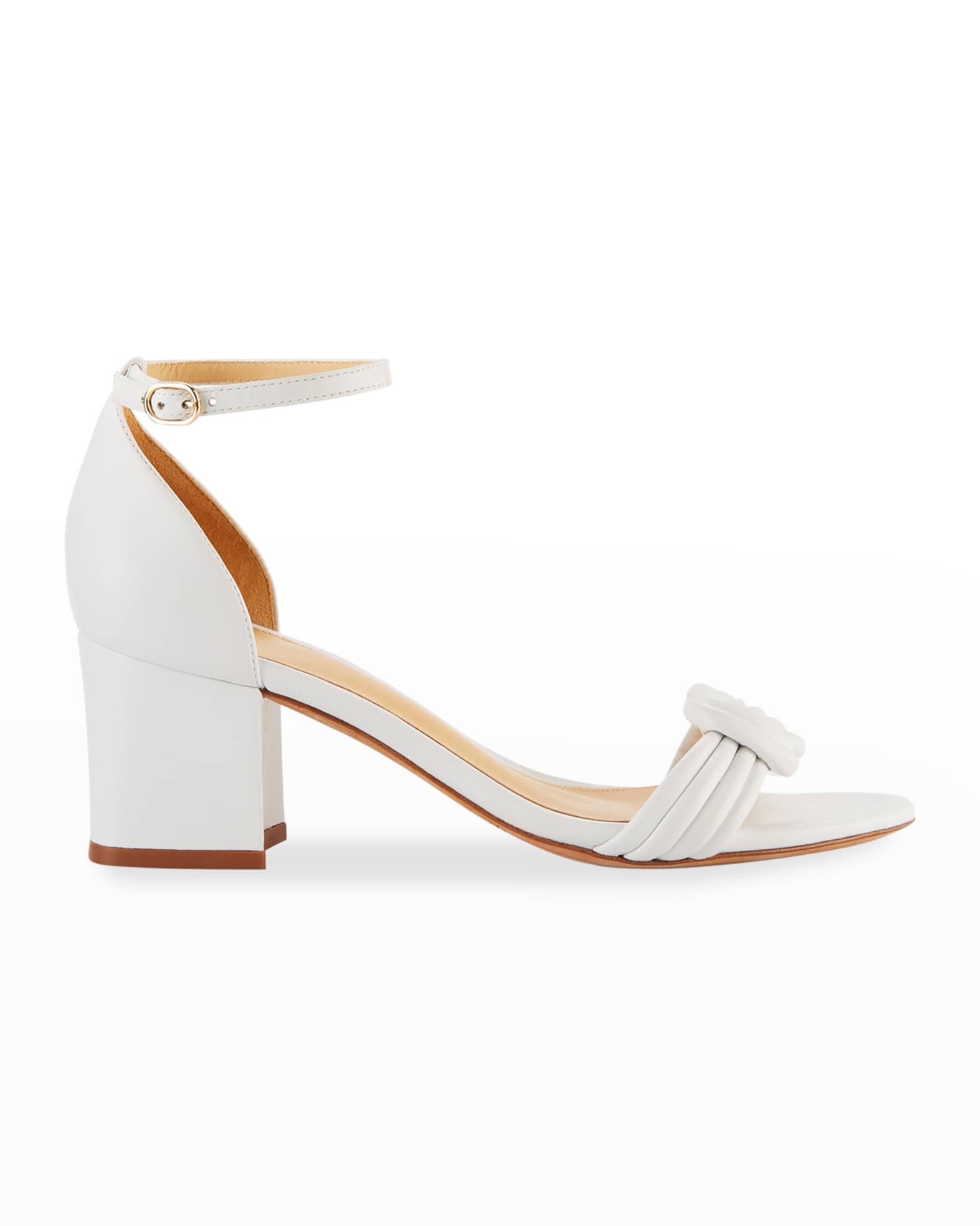 Alexandre Birman Vicky Knot Leather Sandals | Neiman Marcus