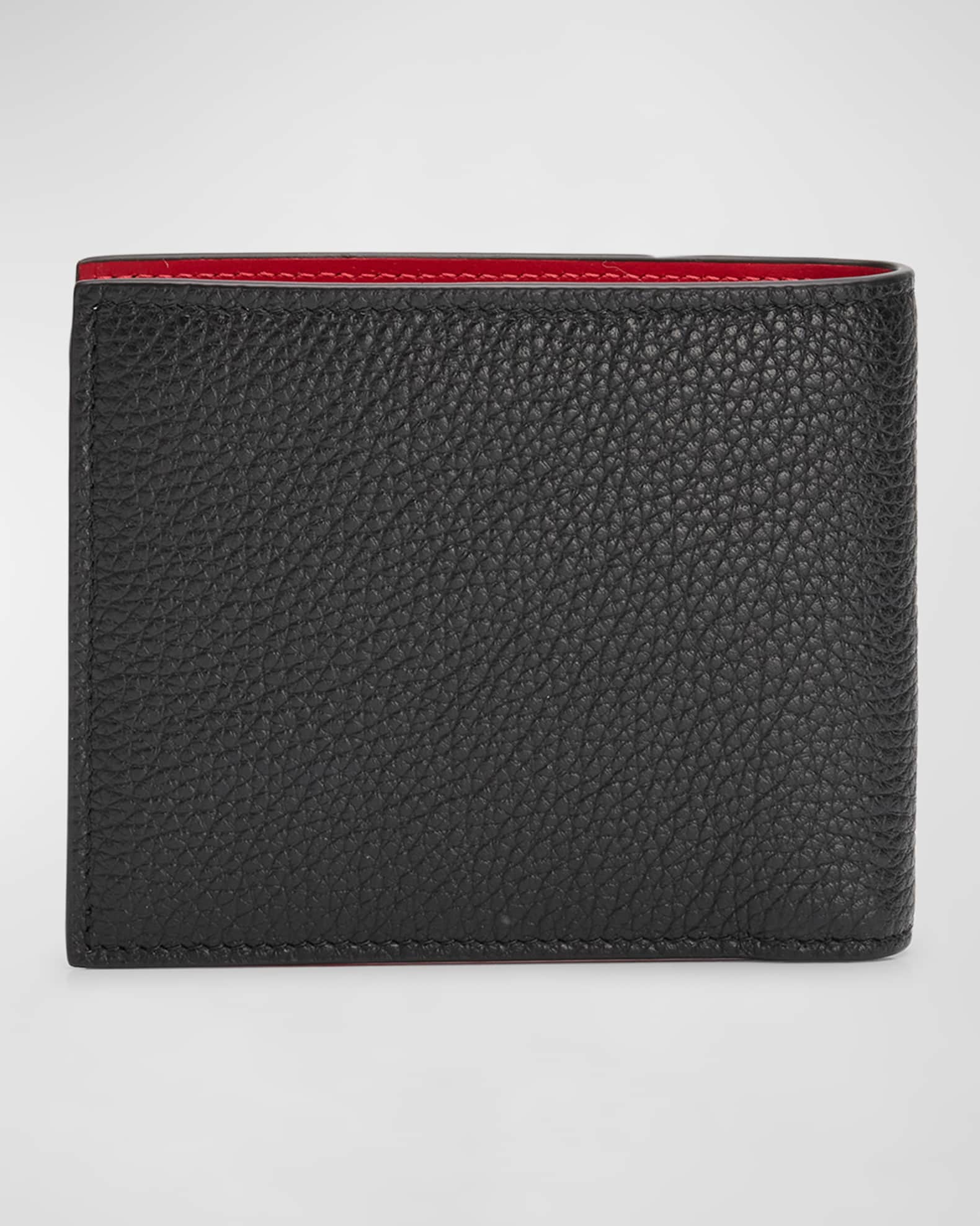 Christian Louboutin Men's Coolcard Two-Tone Leather Wallet | Neiman Marcus