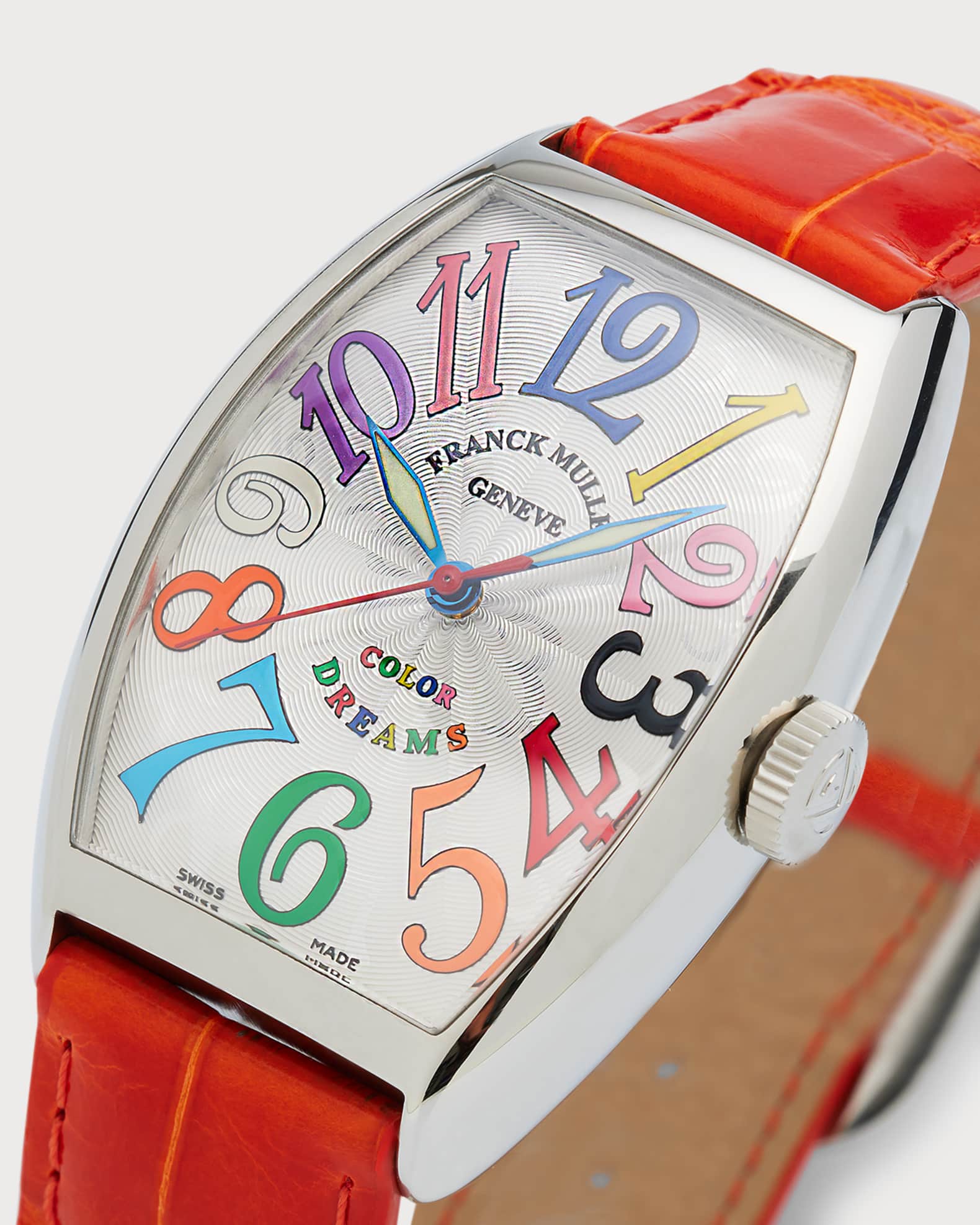 Franck Muller Color Dreams Curvex Watch with Alligator Strap | Neiman ...