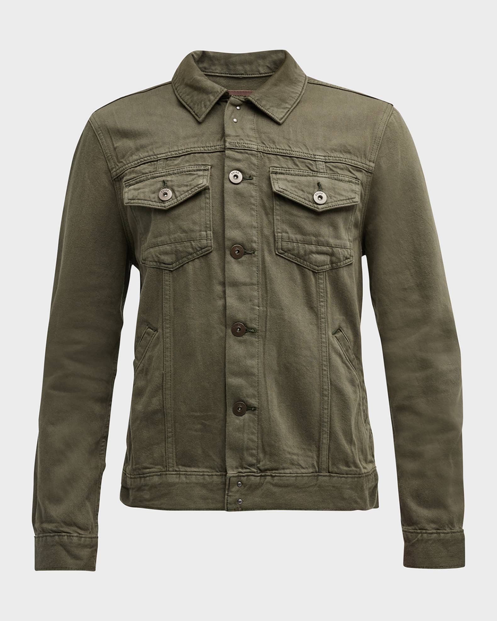 PAIGE Men's Scout Denim Jacket | Neiman Marcus