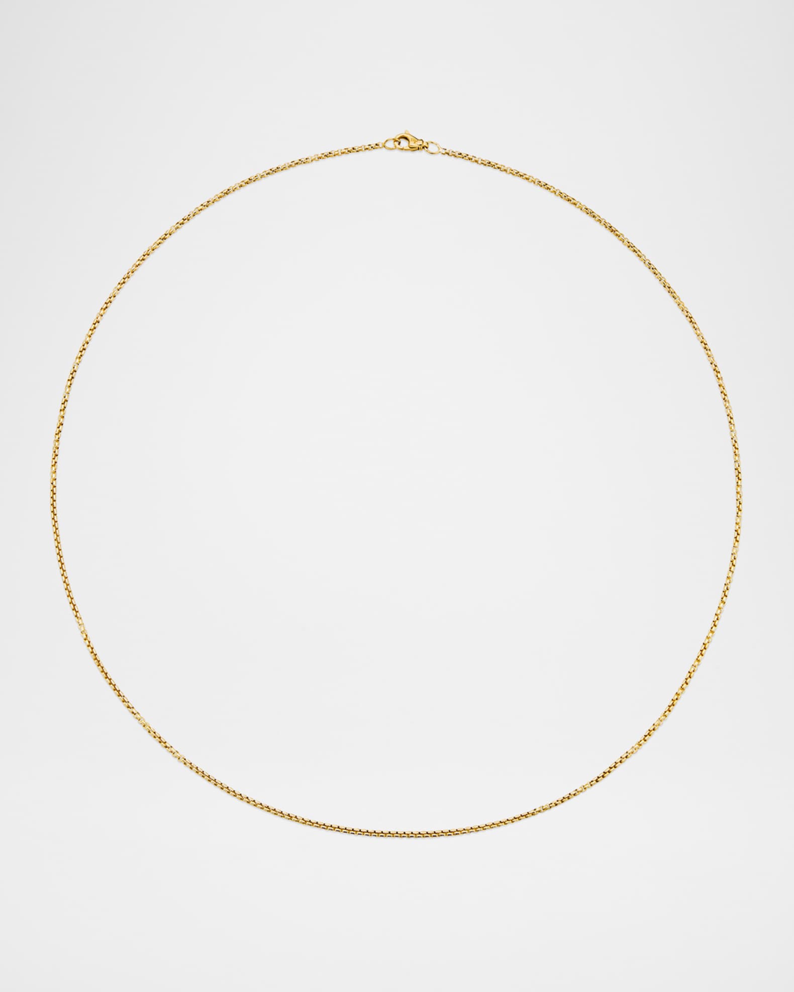 David Yurman Men's Box Chain Necklace in 18K Gold, 1.7mm, 24"L | Neiman ...