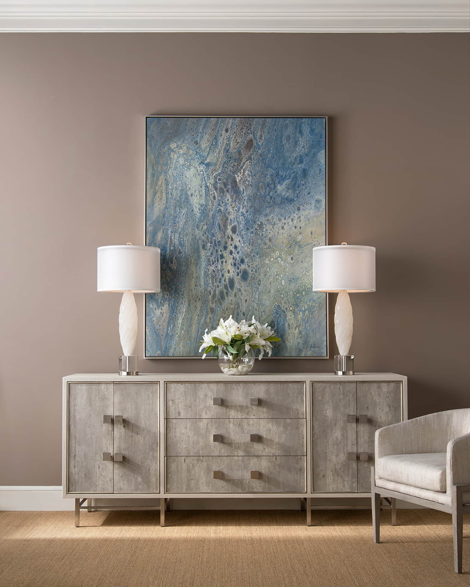 John-Richard Collection "Pavo II" Giclee Canvas Art by Shaye Rawson | Neiman Marcus