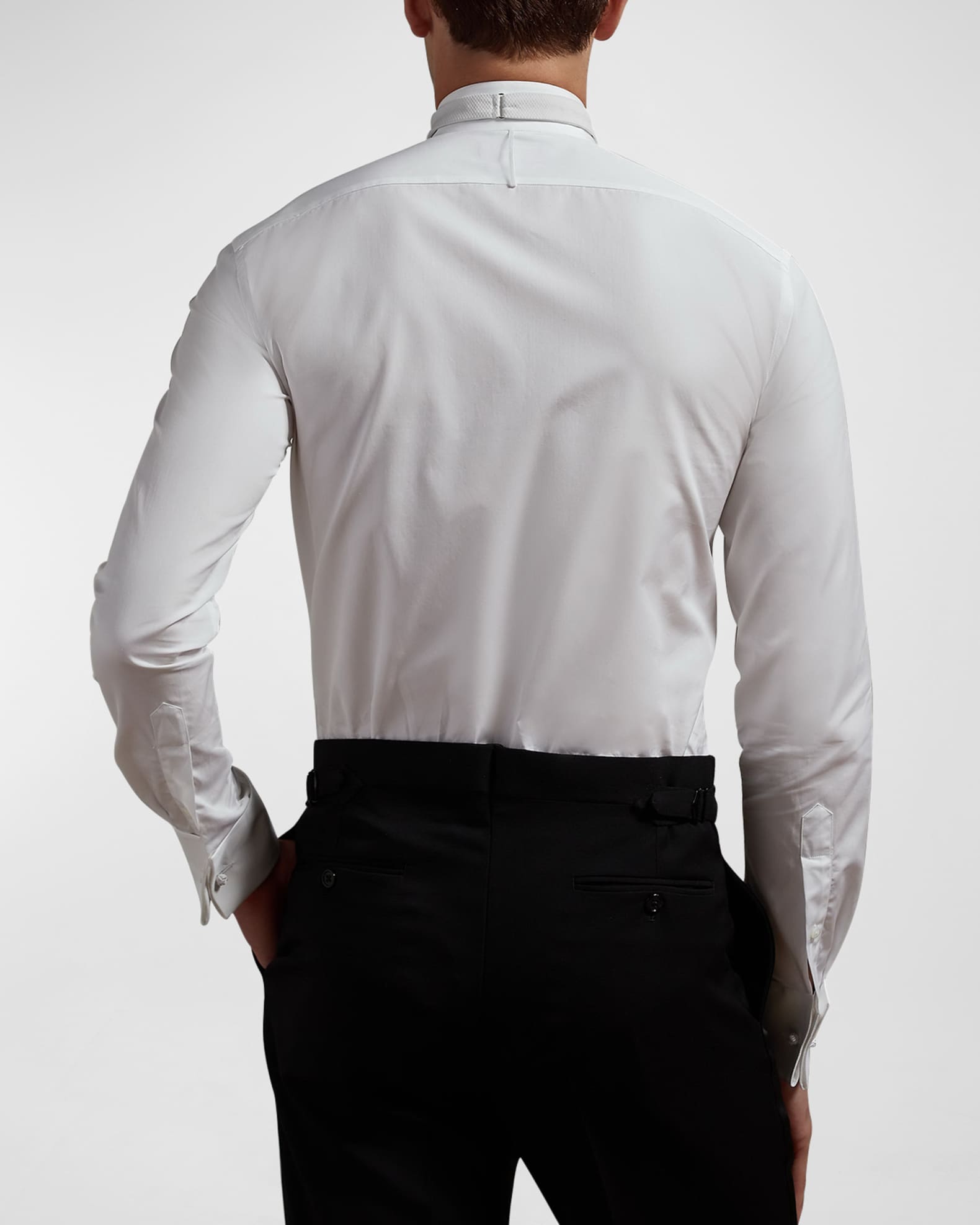 Ralph Lauren Purple Label Men's Winged Pique-Bib Dress Shirt | Neiman ...