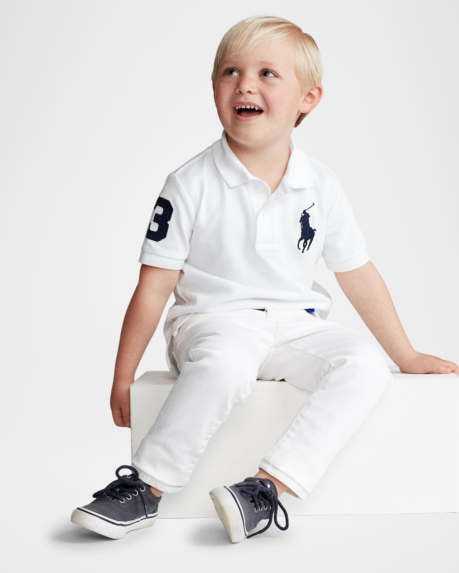 Polo Ralph Lauren Boy's Big Pony Pique Knit Polo, Size 2-7 | Neiman Marcus
