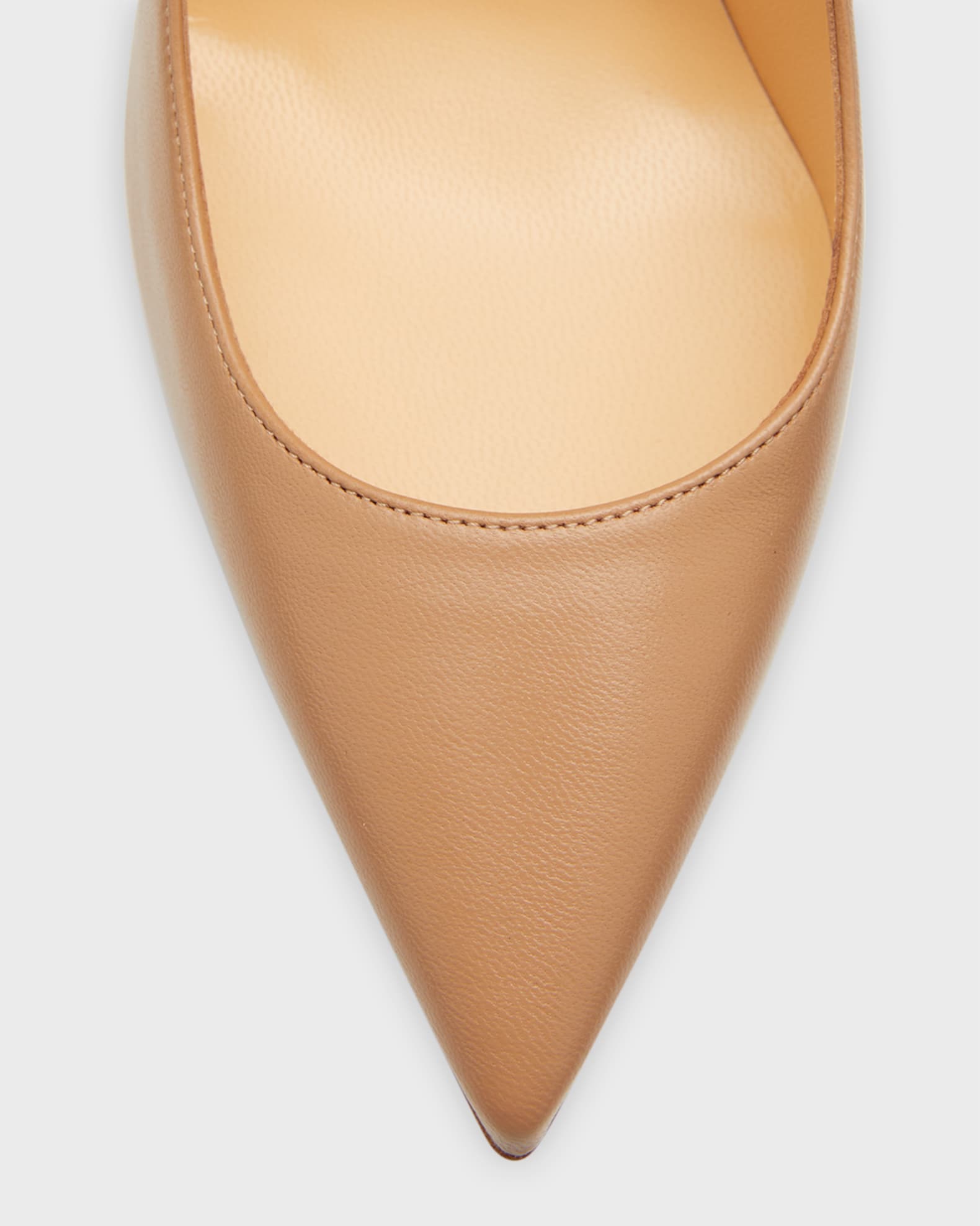 Christian Louboutin Kate 100mm Napa Red Sole Pumps | Neiman Marcus