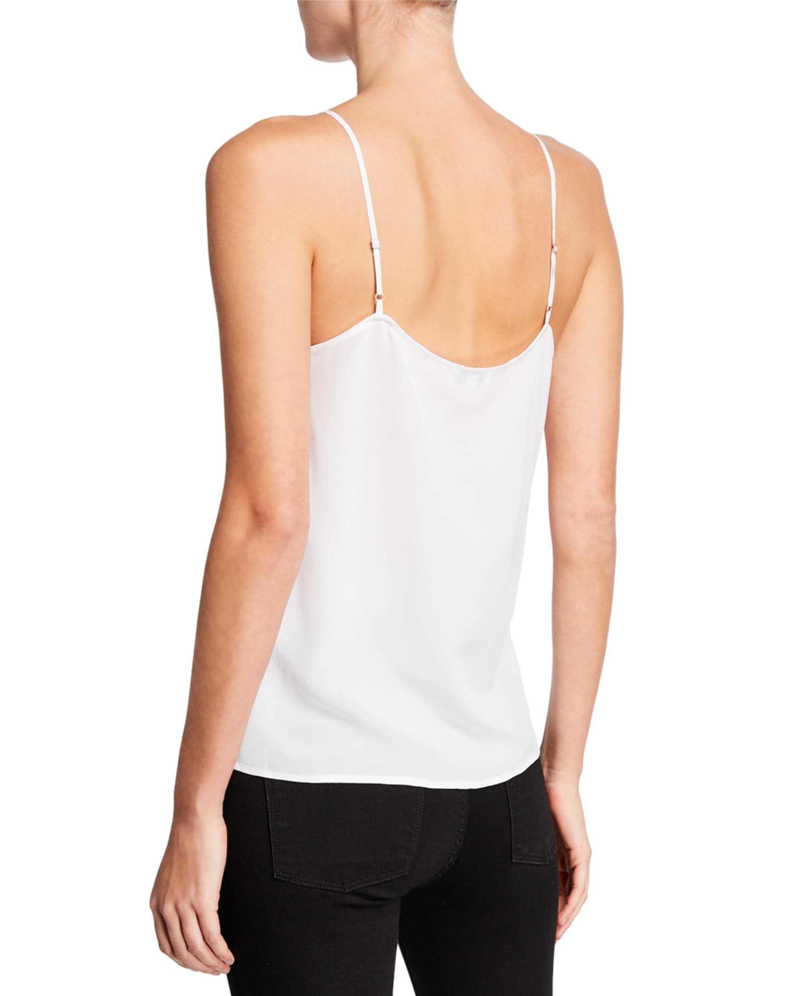 Equipment Layla Silk Spaghetti-Strap Cami | Neiman Marcus
