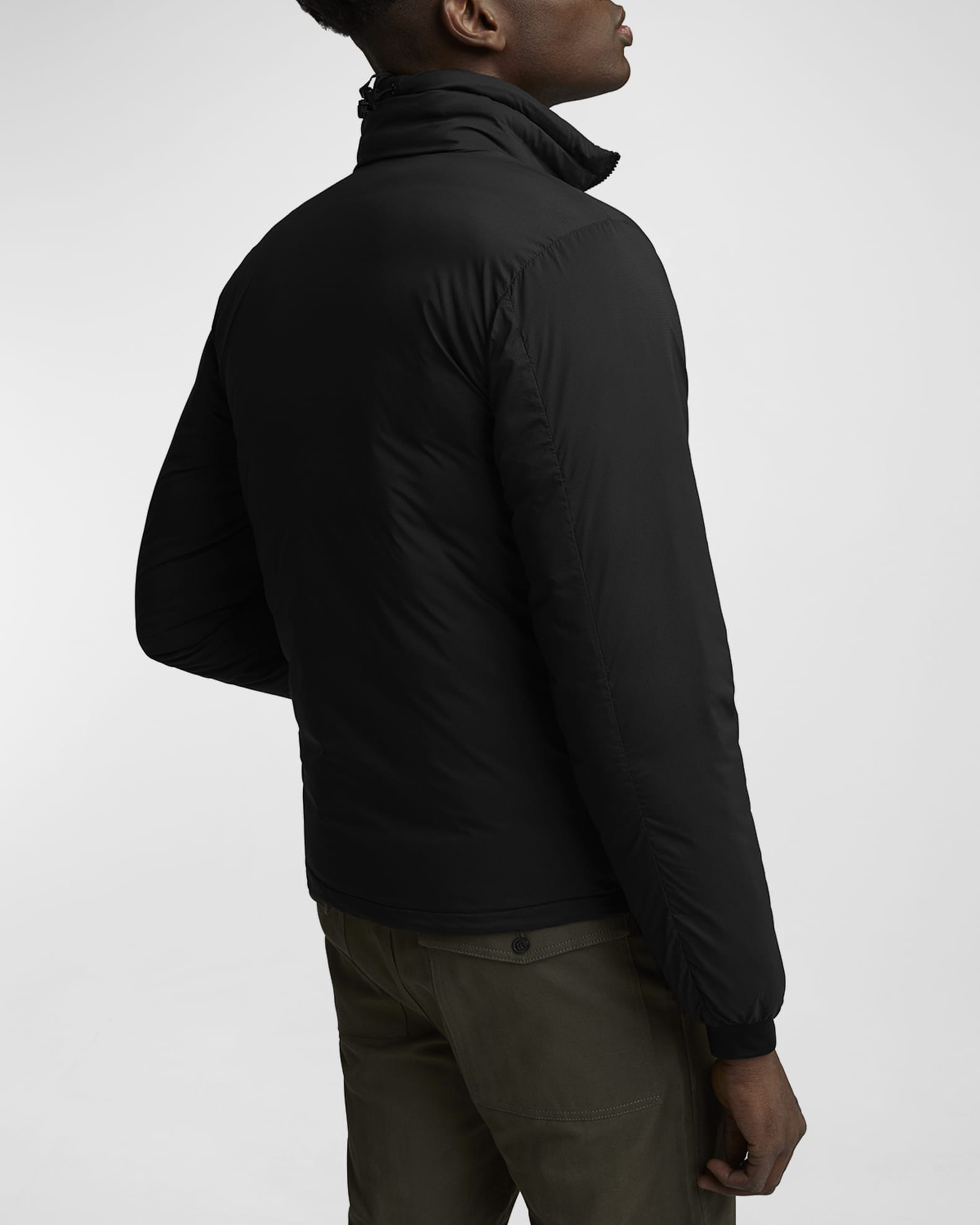 Canada Goose Men's Lodge Zip-Front Puffer Coat | Neiman Marcus