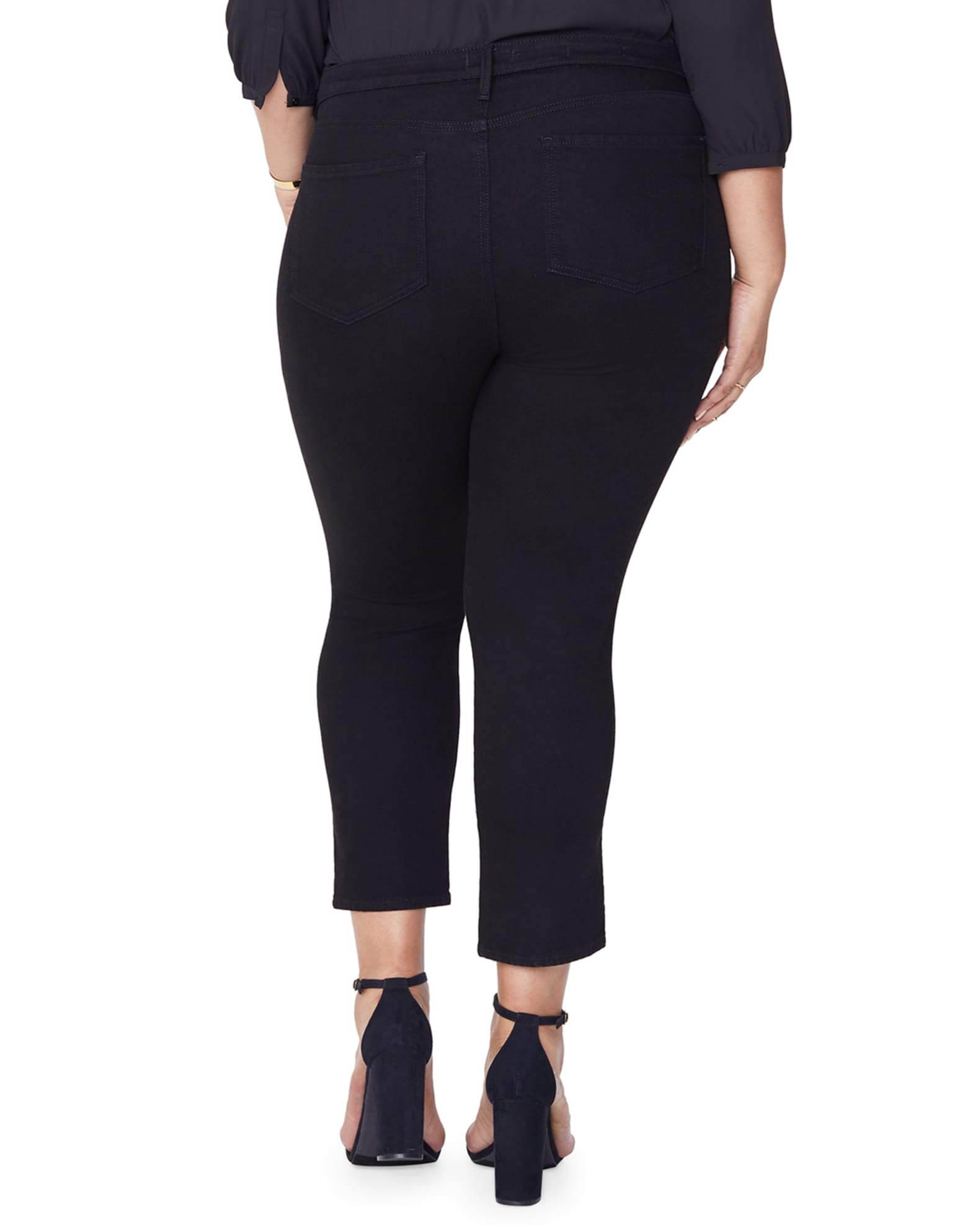 NYDJ Plus Plus Size Sheri Slim-Leg Ankle Jeans | Neiman Marcus