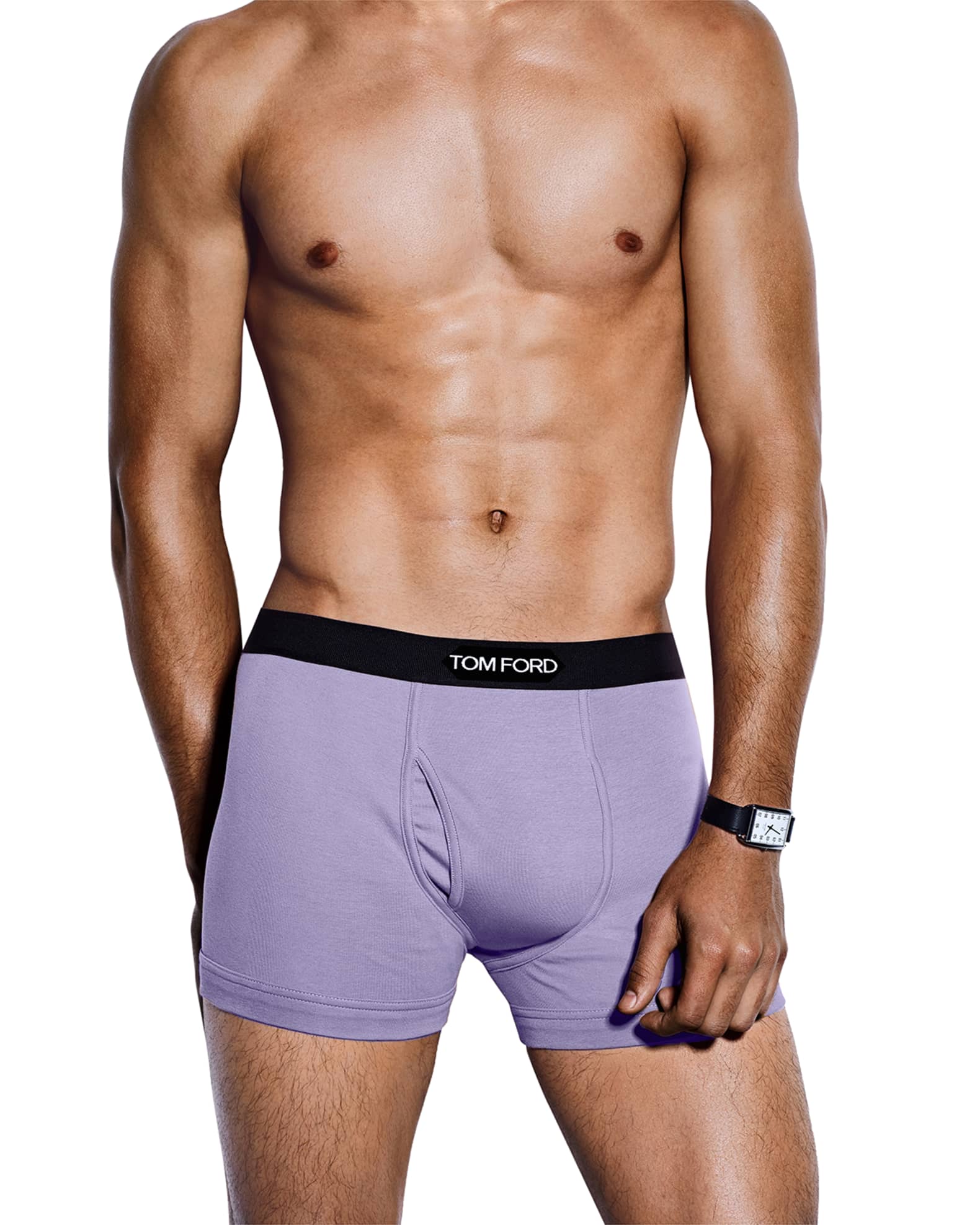 TOM FORD Logo-Trim Boxer Briefs | Neiman Marcus