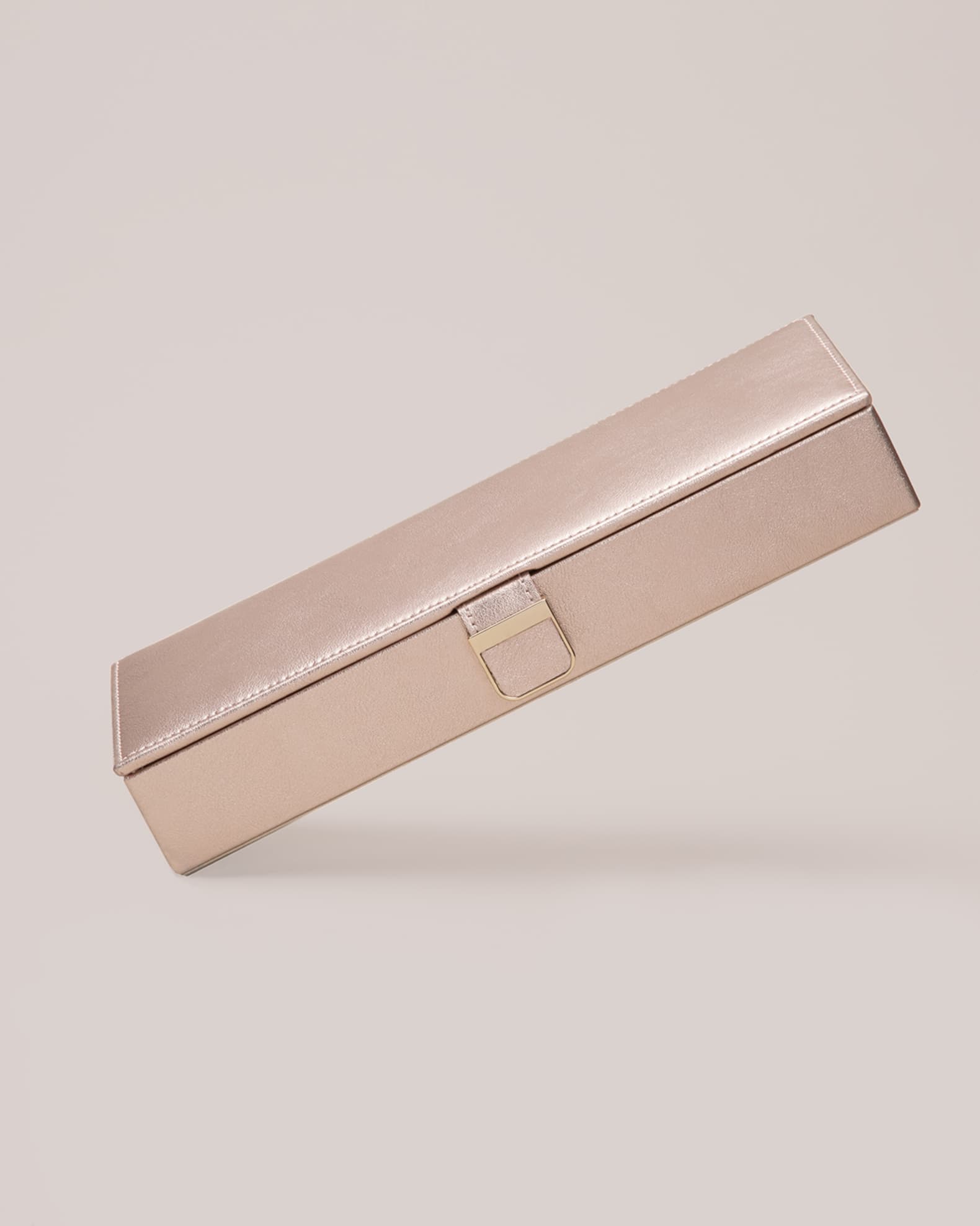 WOLF Palermo Medium Flat Jewelry Box | Neiman Marcus