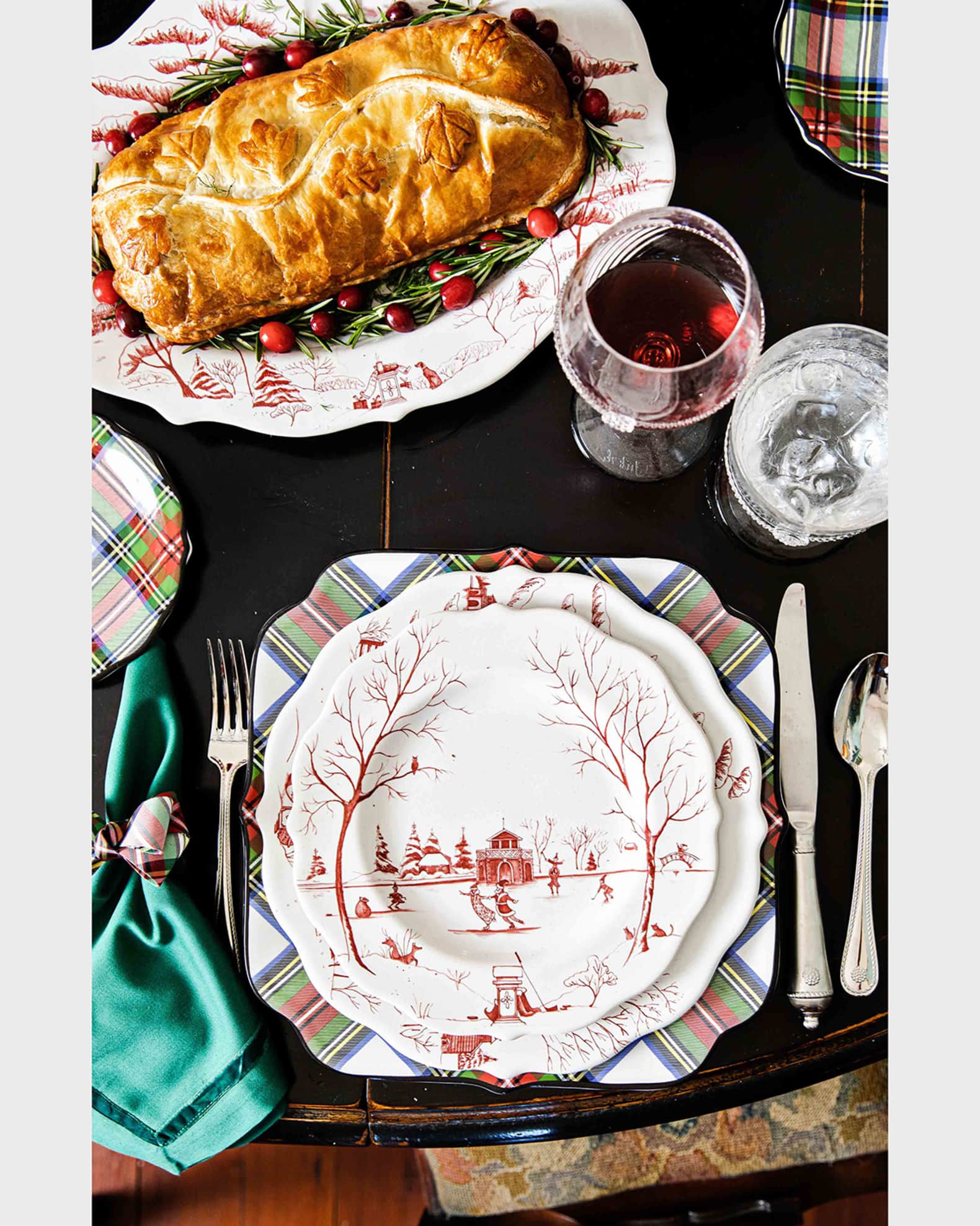 Juliska Country Estate Winter Frolic Dessert/Salad Plate | Neiman Marcus