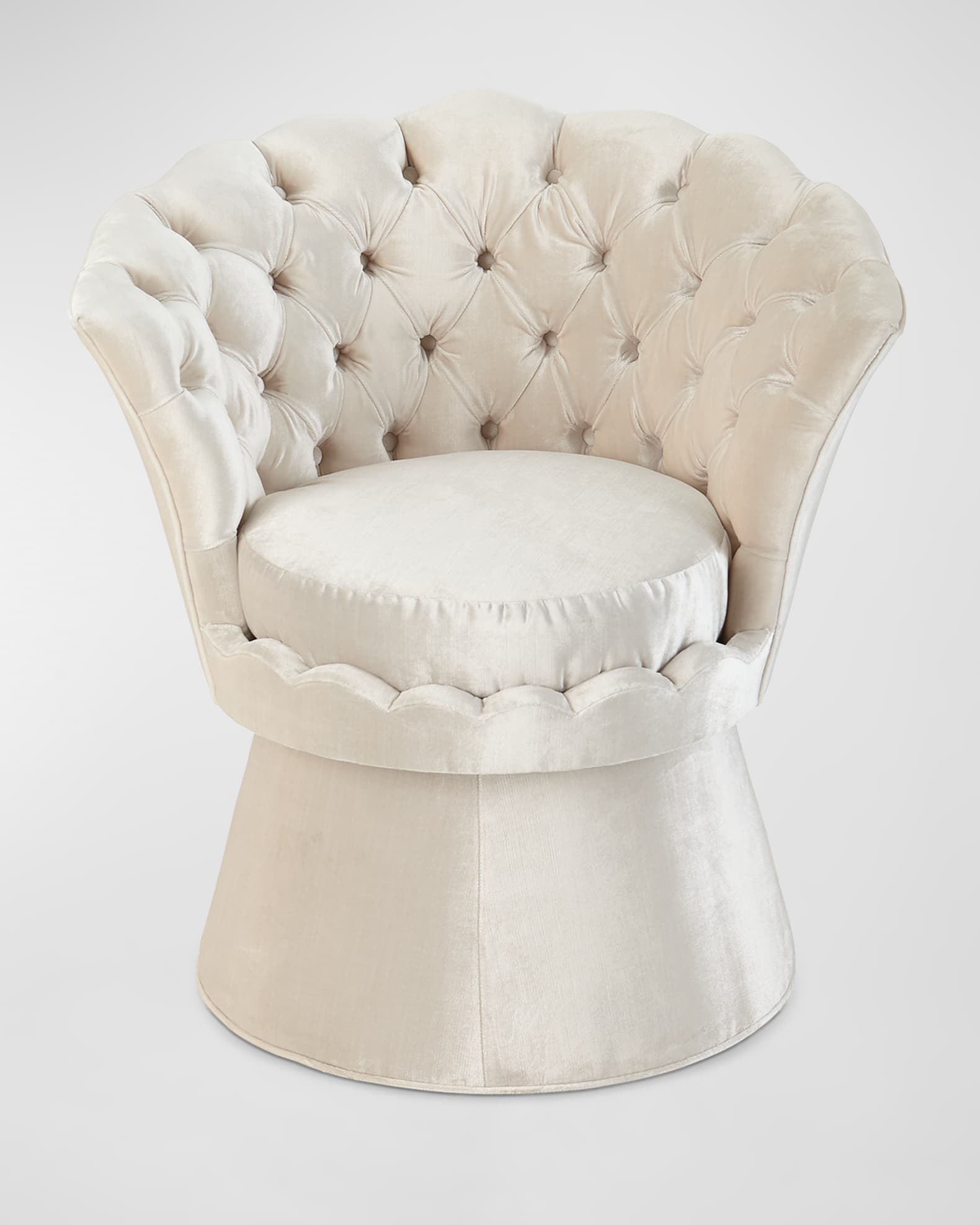 Haute House Oralia Tufted Vanity Chair | Neiman Marcus