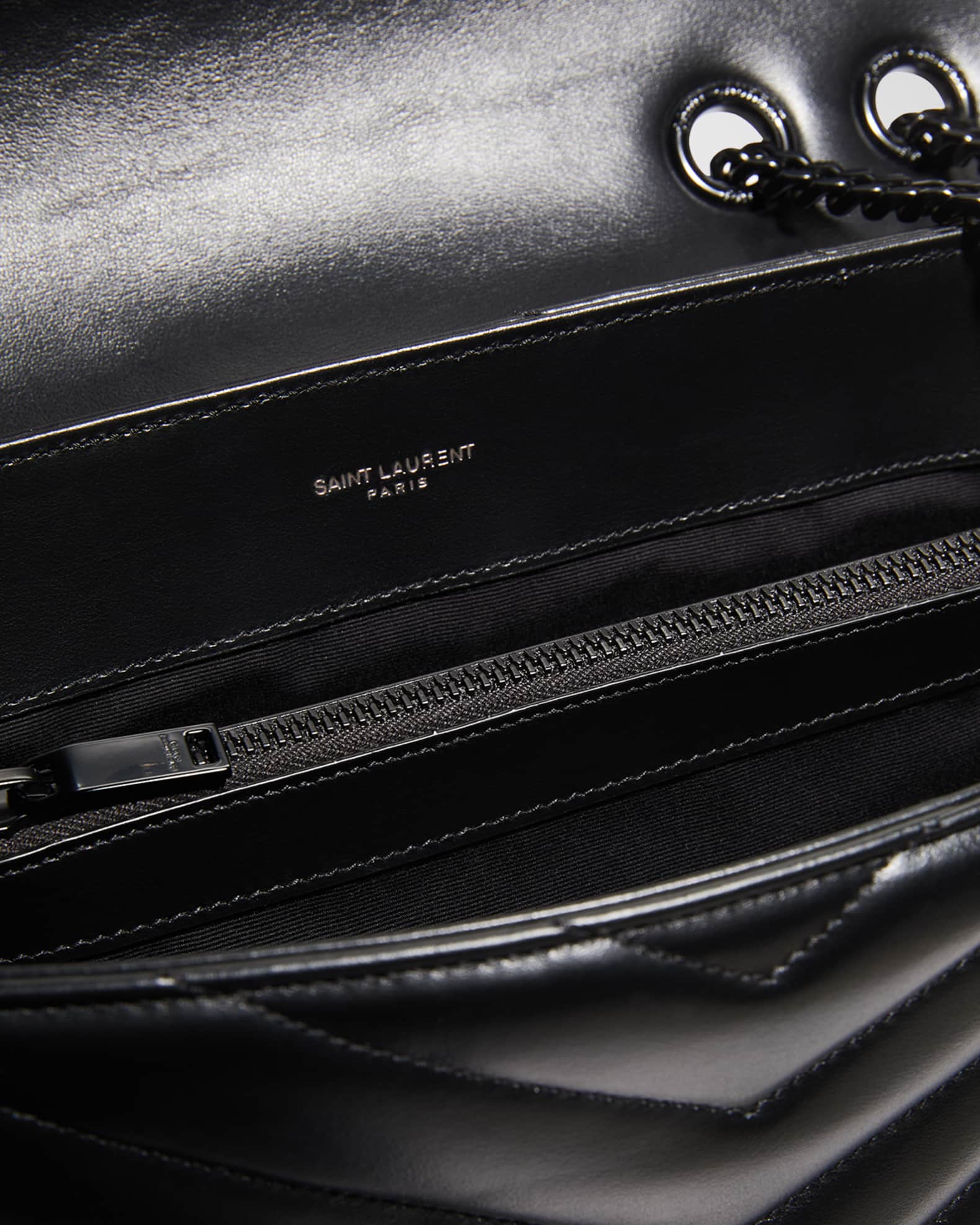 Saint Laurent Loulou Medium YSL Shoulder Bag in Quilted Leather ...