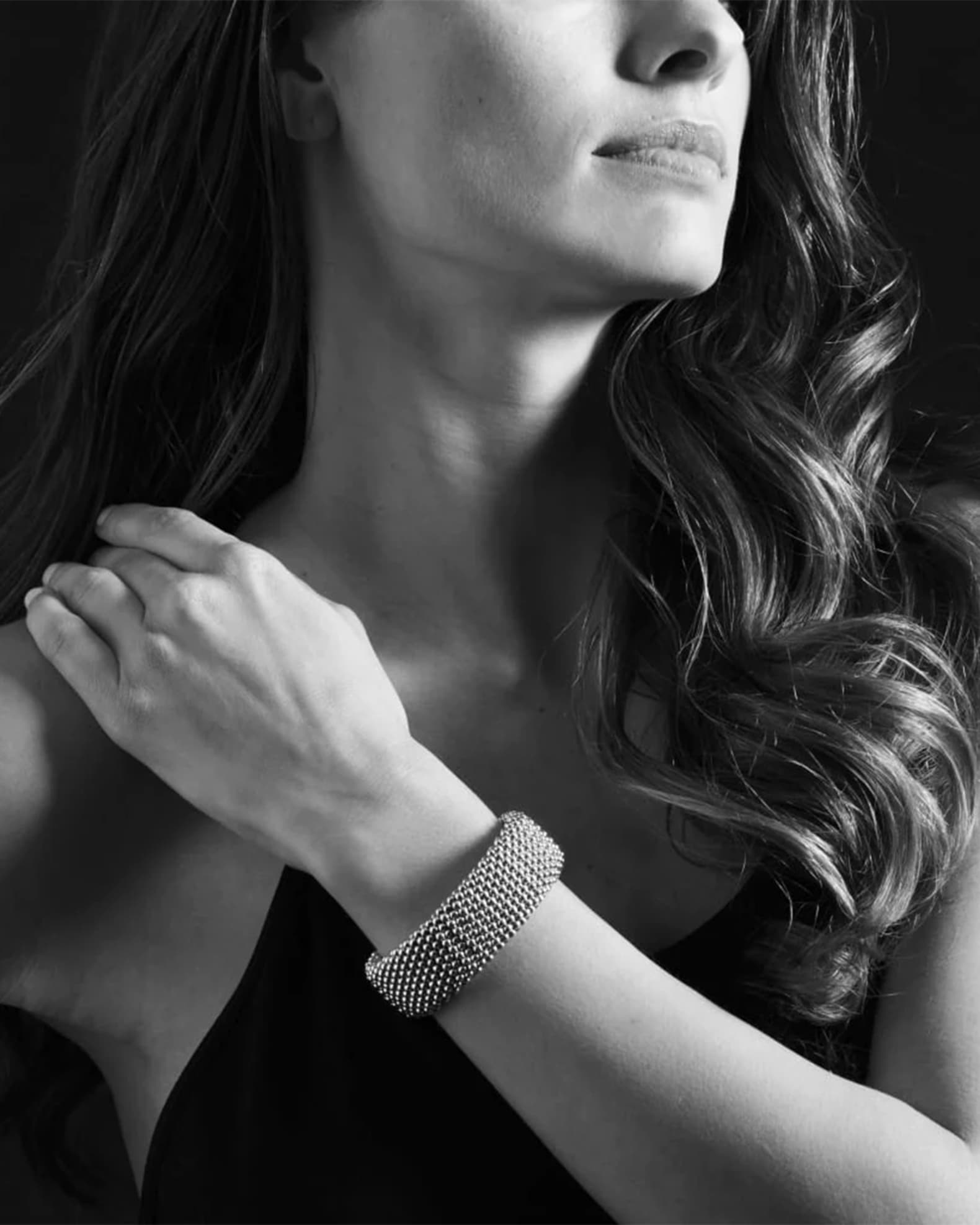 LAGOS Wide Caviar Bracelet, 23mm | Neiman Marcus