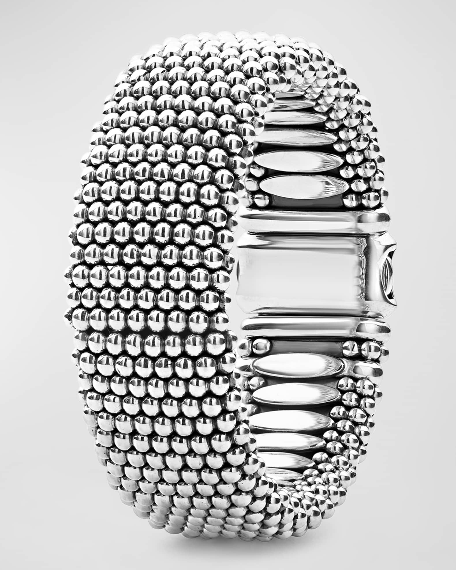LAGOS Wide Caviar Bracelet, 23mm | Neiman Marcus