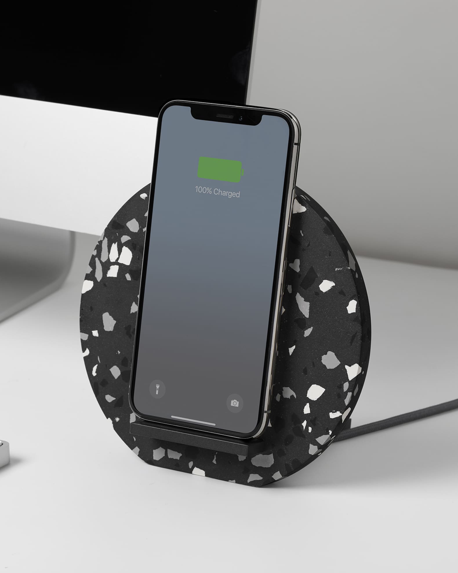 Native Union Terrazzo Wireless Charging Dock | Neiman Marcus