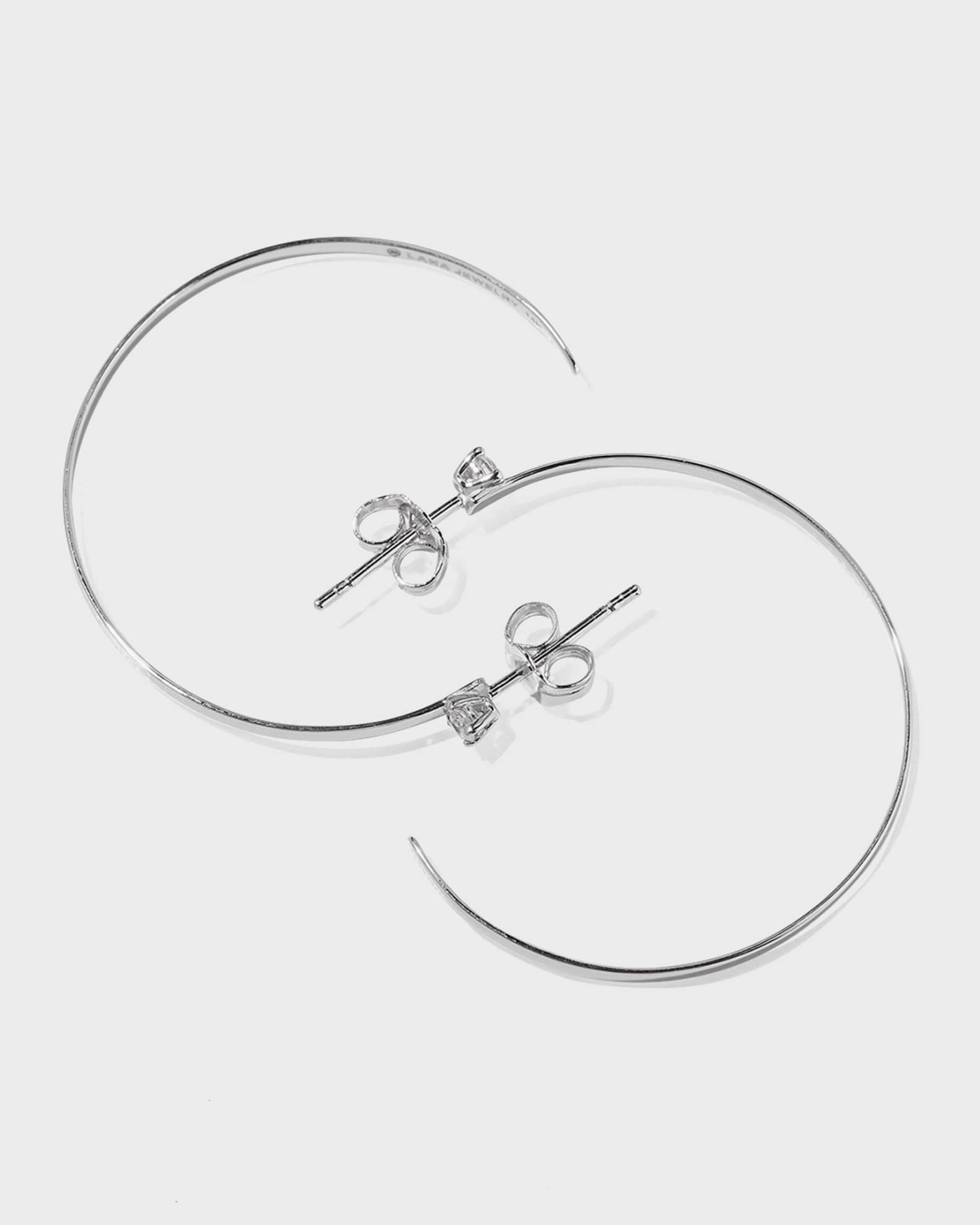 LANA 14K Gold Diamond Sunrise Hoop Earrings | Neiman Marcus