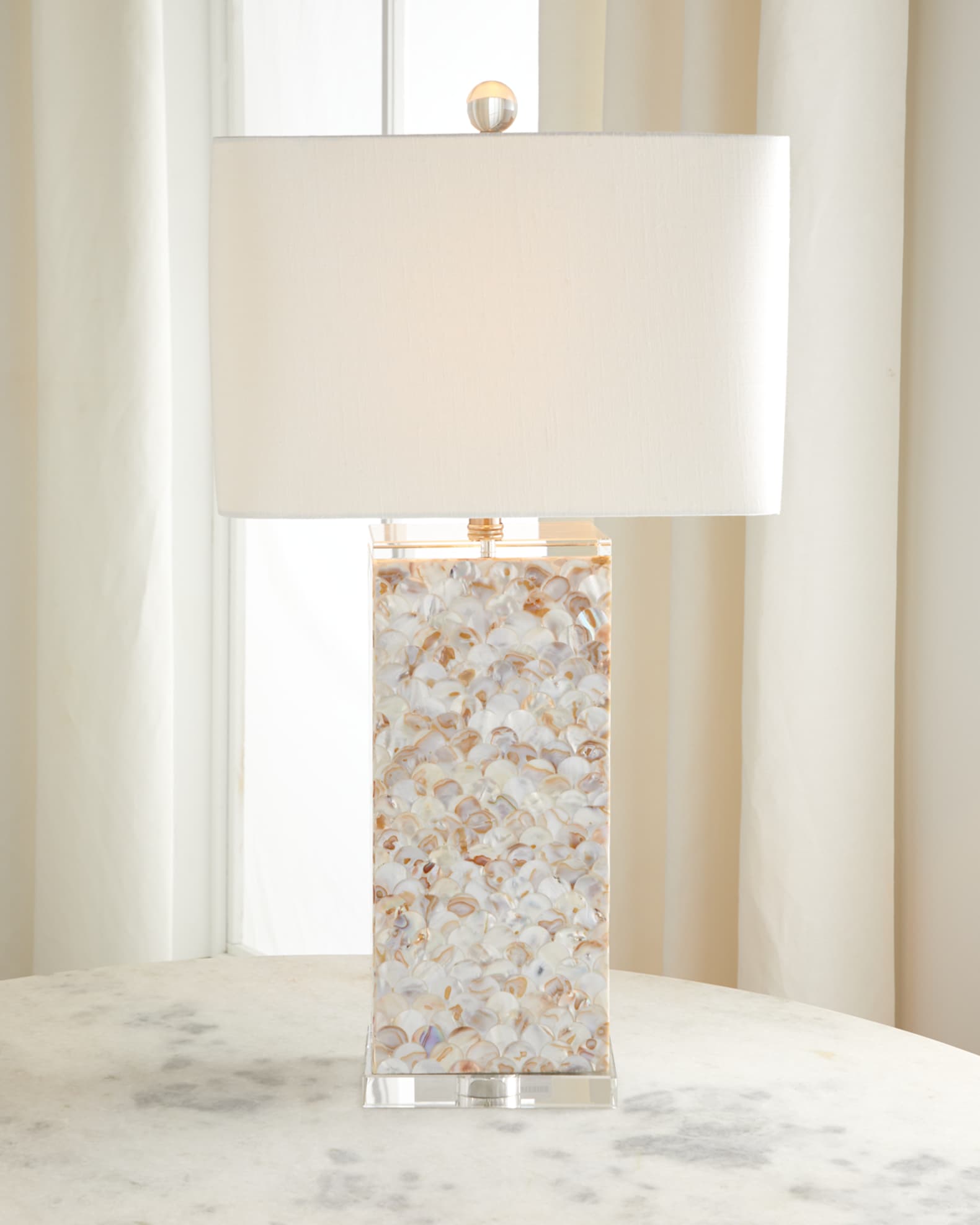 Couture Lamps Naples Natural Shell Table Lamp | Neiman Marcus