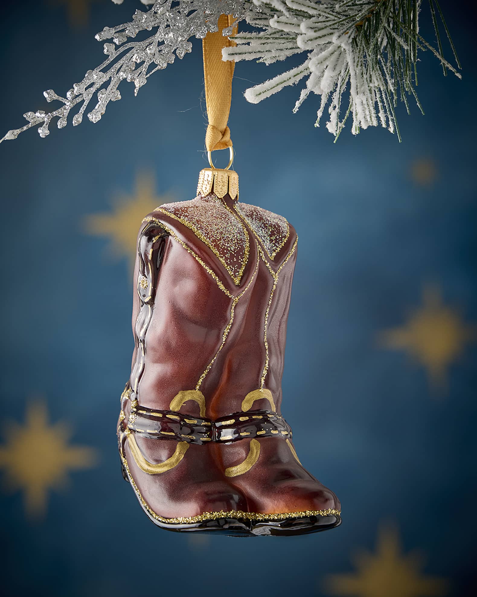 Neiman Marcus Cowboy Boots Christmas Ornament | Neiman Marcus