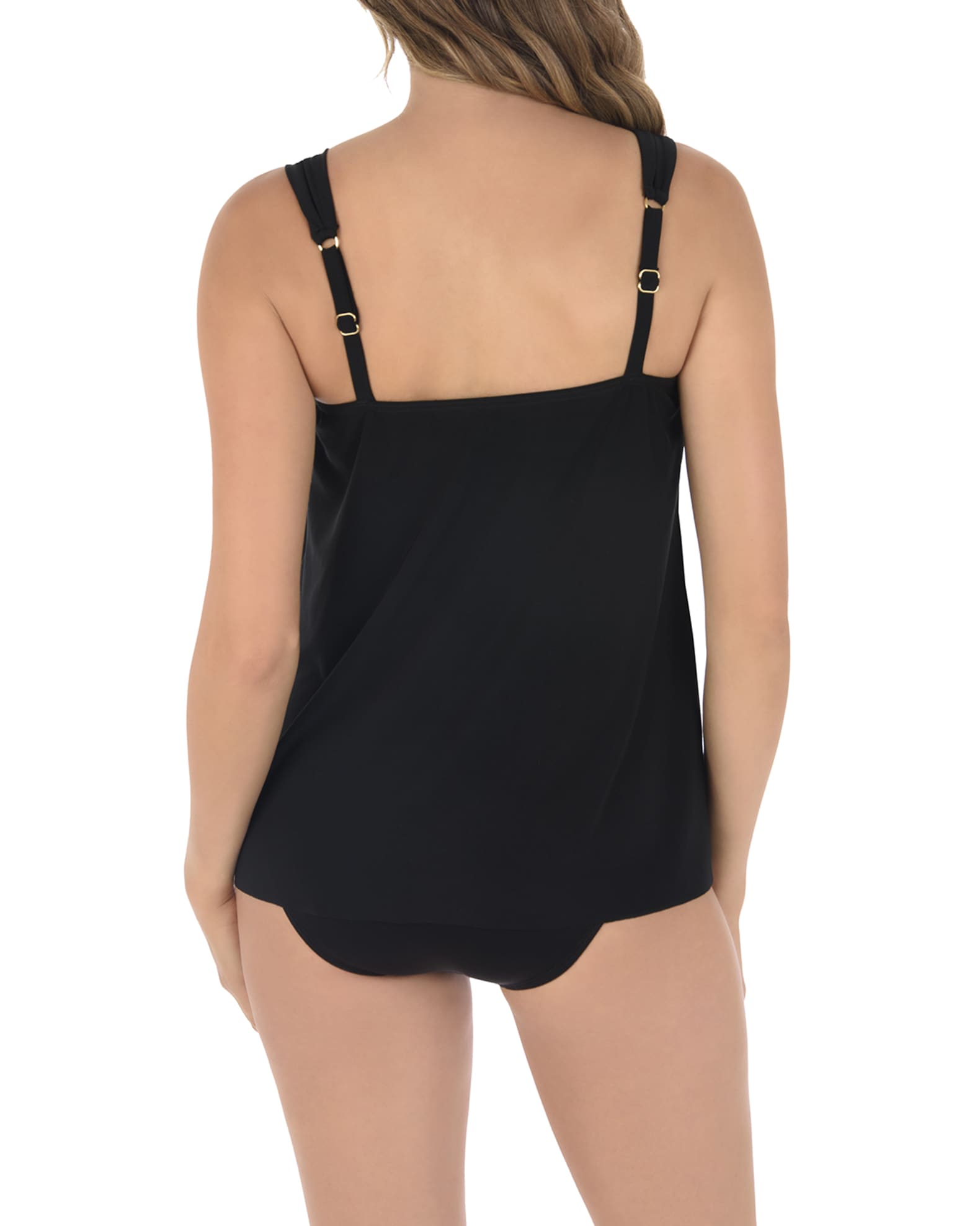 Miraclesuit Razzle Dazzle Draped Tankini Swim Top | Neiman Marcus
