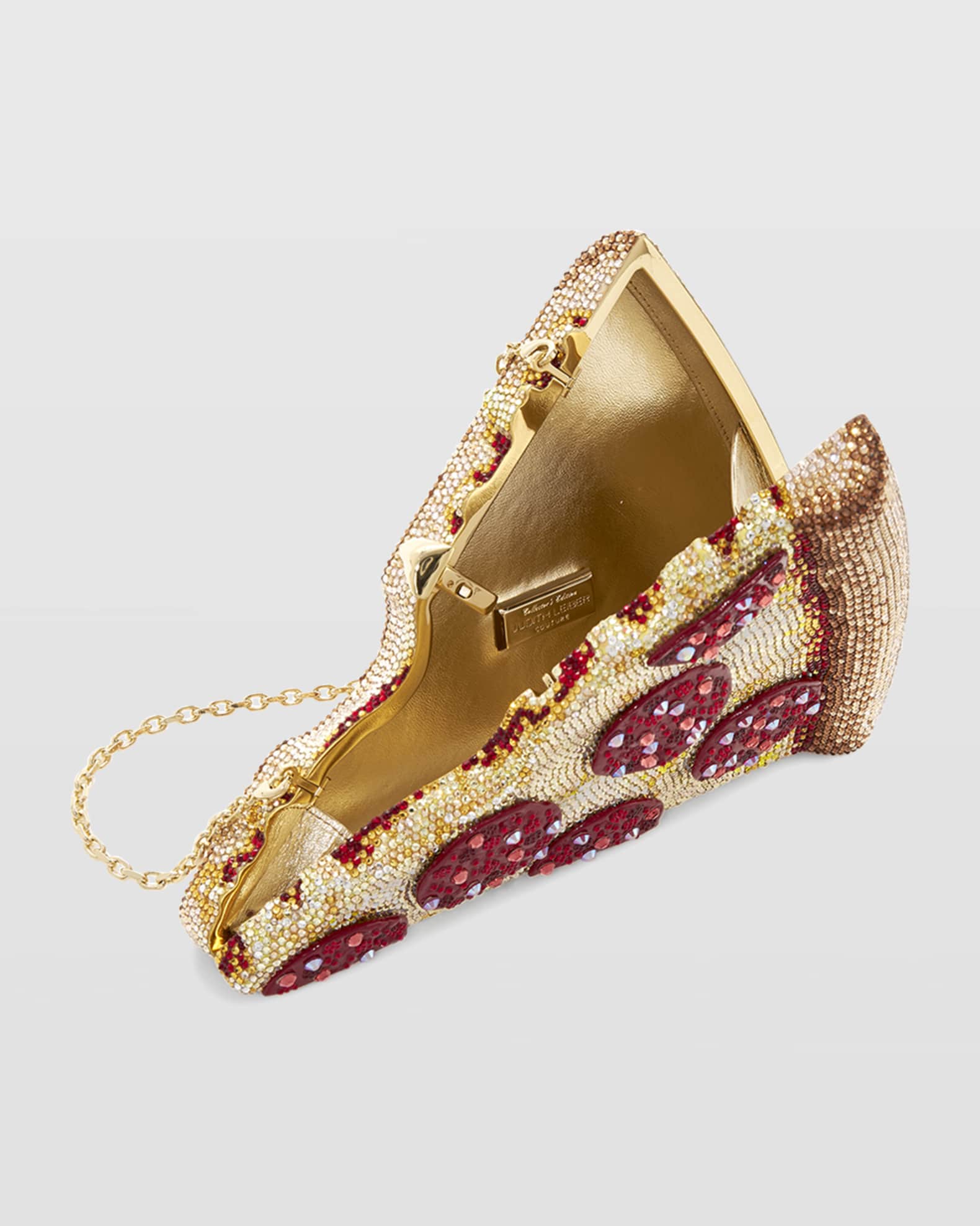 Judith Leiber Couture Pepperoni Pizza Clutch Bag | Neiman Marcus