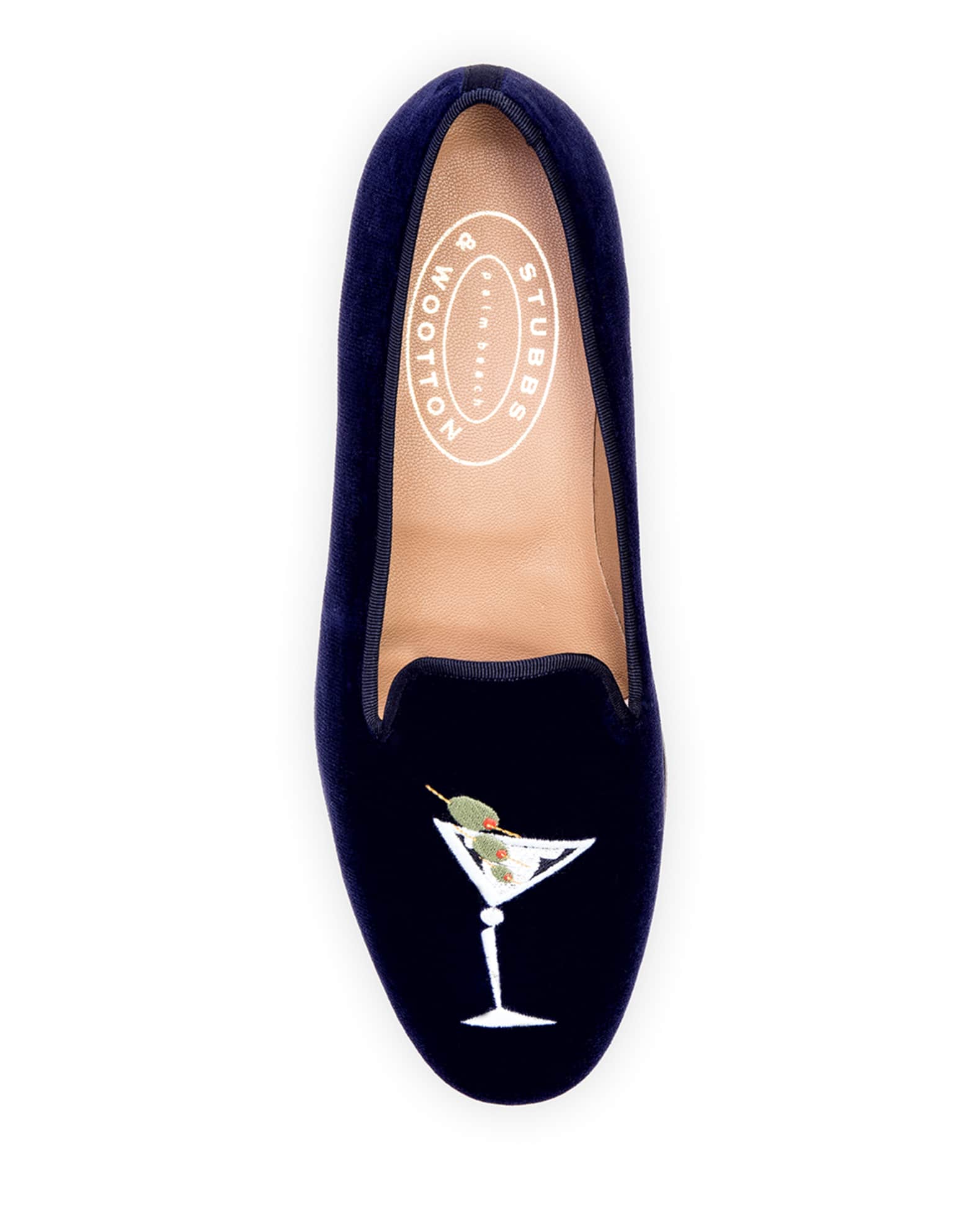 Stubbs and Wootton Martini Velvet Slippers | Neiman Marcus