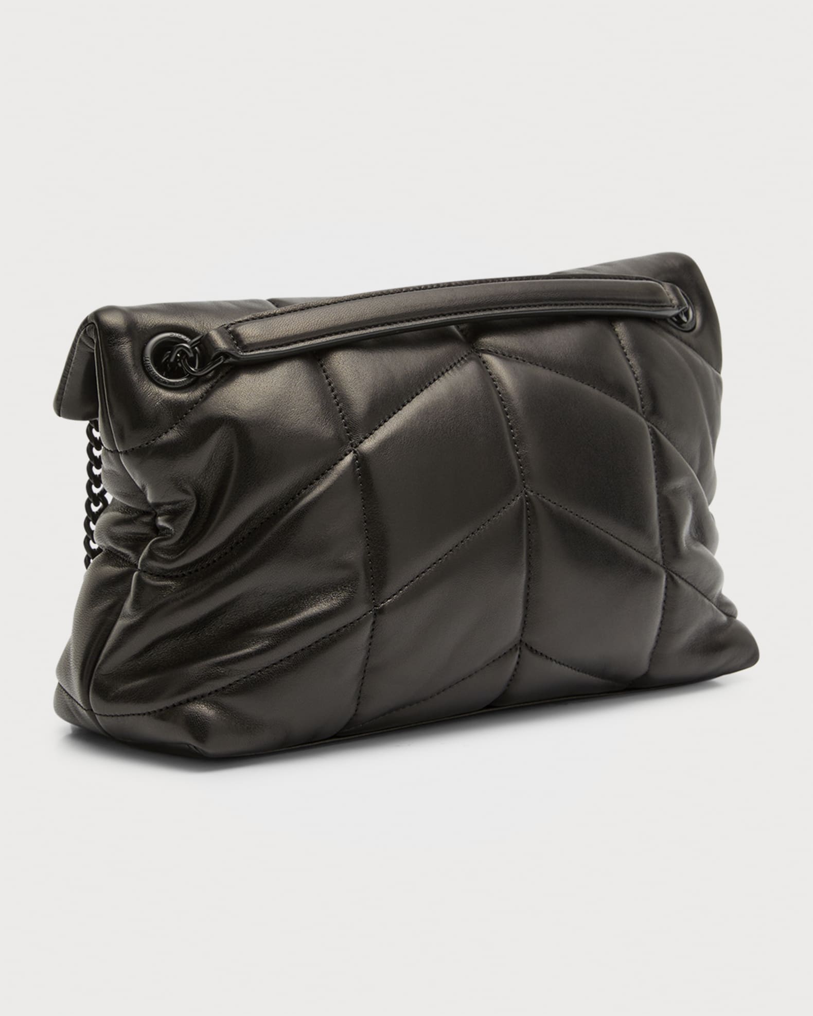 Saint Laurent Lou Puffer Small YSL Shoulder Bag in Quilted Leather ...