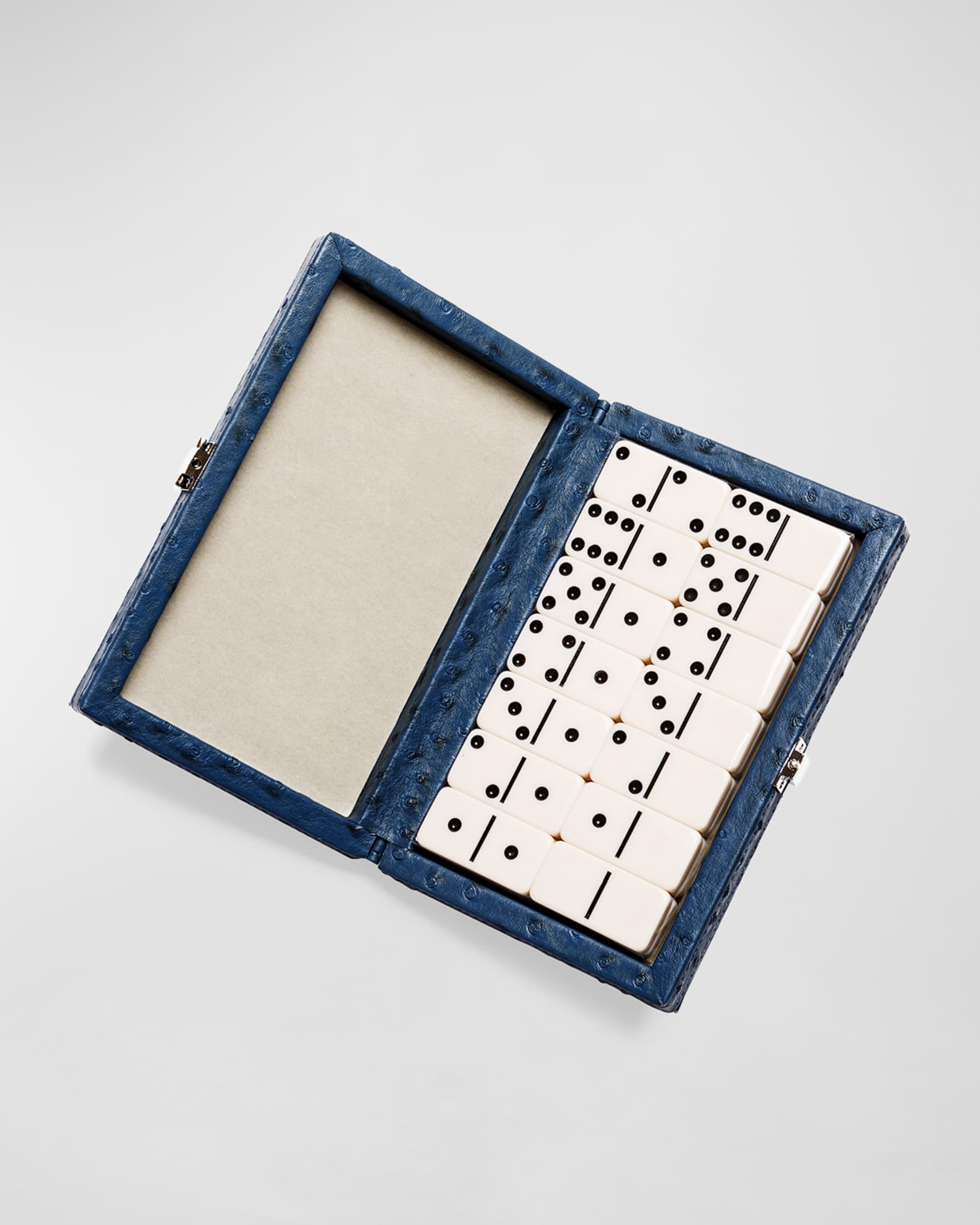 Brouk and Co Domino Game Set with Vegan Leather Case | Neiman Marcus