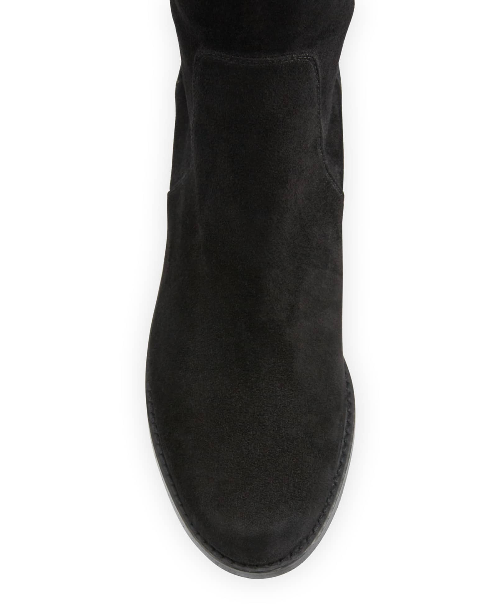 Stuart Weitzman Reserve Stretch-Suede Knee Boots | Neiman Marcus