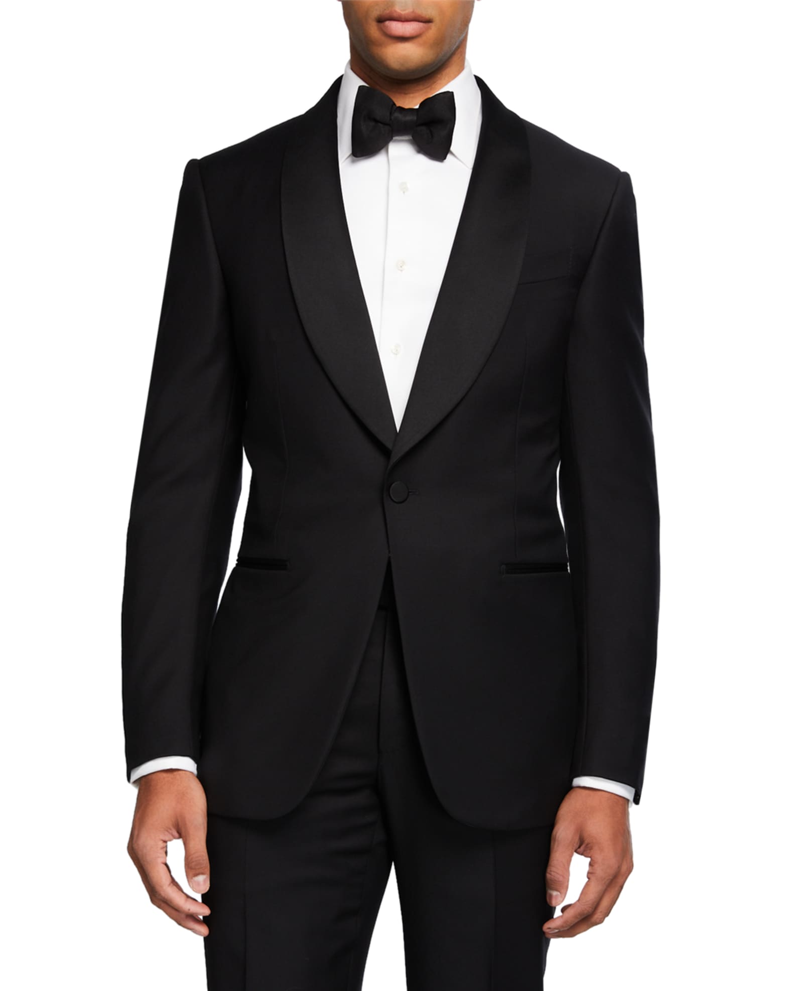 ZEGNA Men's Shawl-Collar Two-Piece Wool Tuxedo | Neiman Marcus