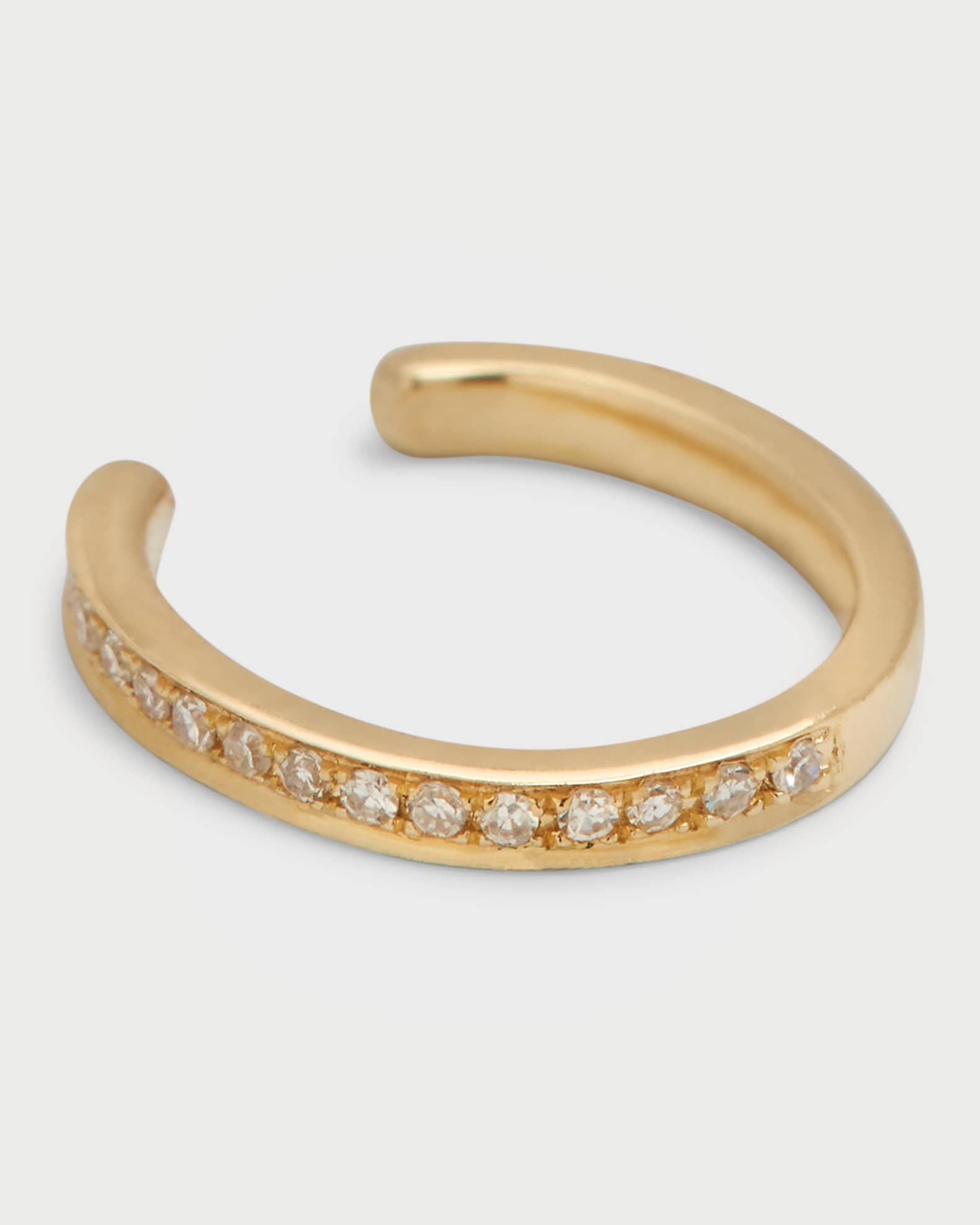 Zoe Lev Jewelry 14k Diamond 0.05ct Ear Cuff, Single | Neiman Marcus